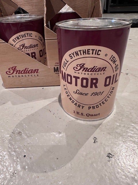 Indian MC Oil 4 stykker | FINN torget