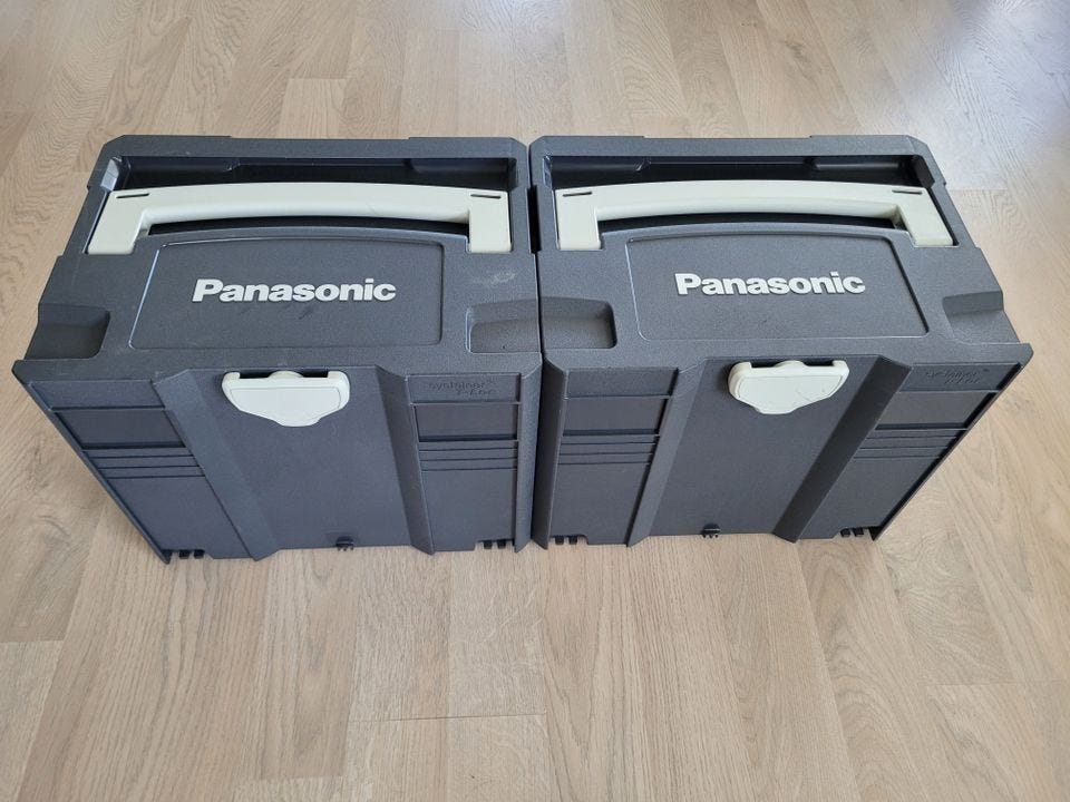 2stk Ubrukt Panasonic T-Loc systainer / system koffert selges | FINN-torget