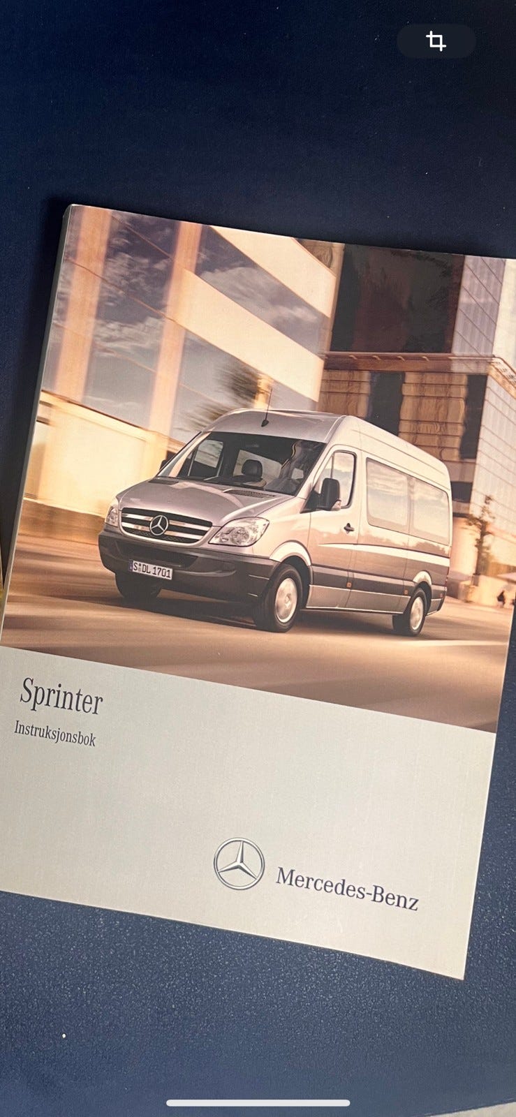 Mercedes Sprinter instruksjonsbok | FINN-torget