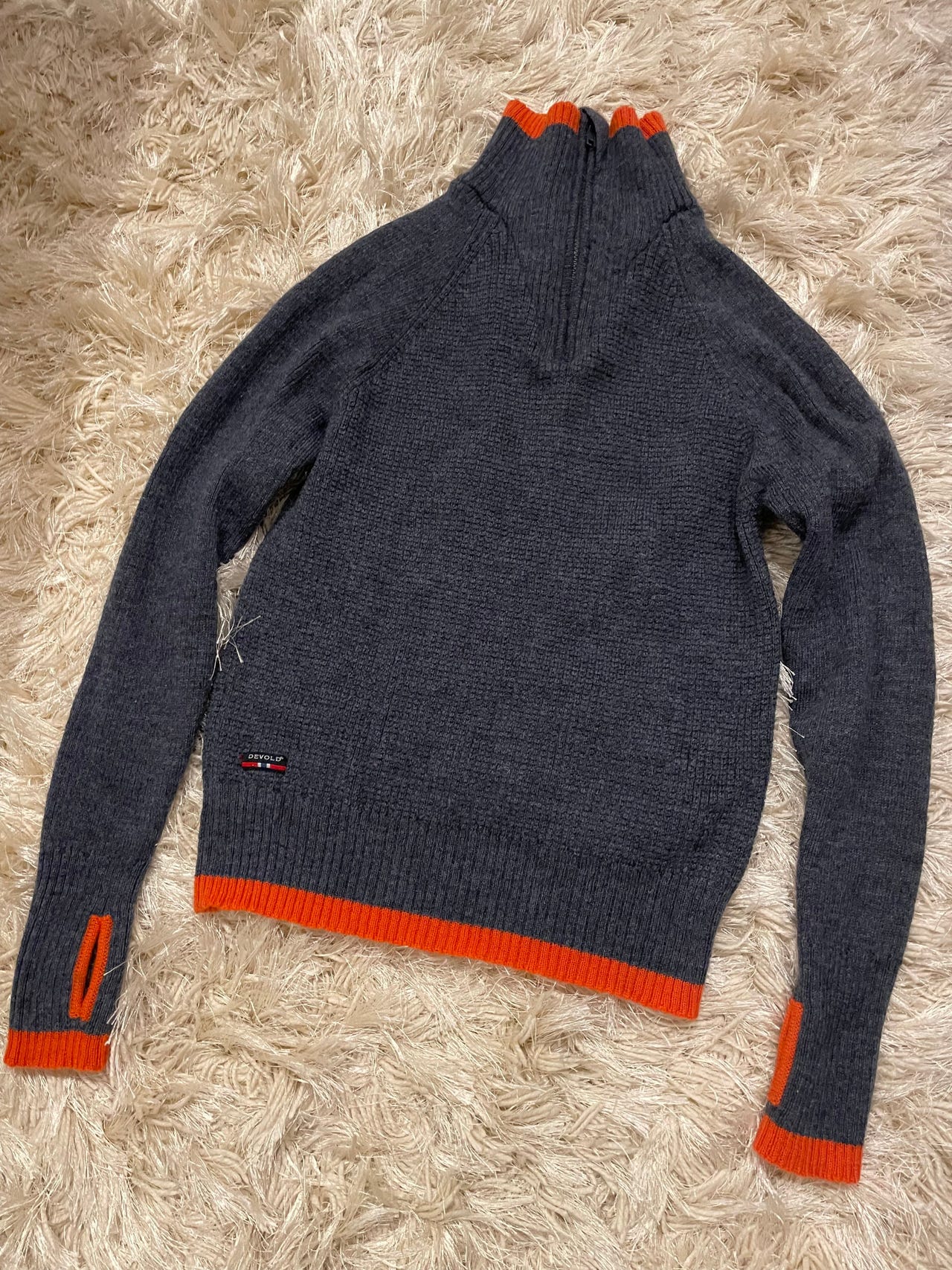 Devold Varde zip neck jr | FINN torget