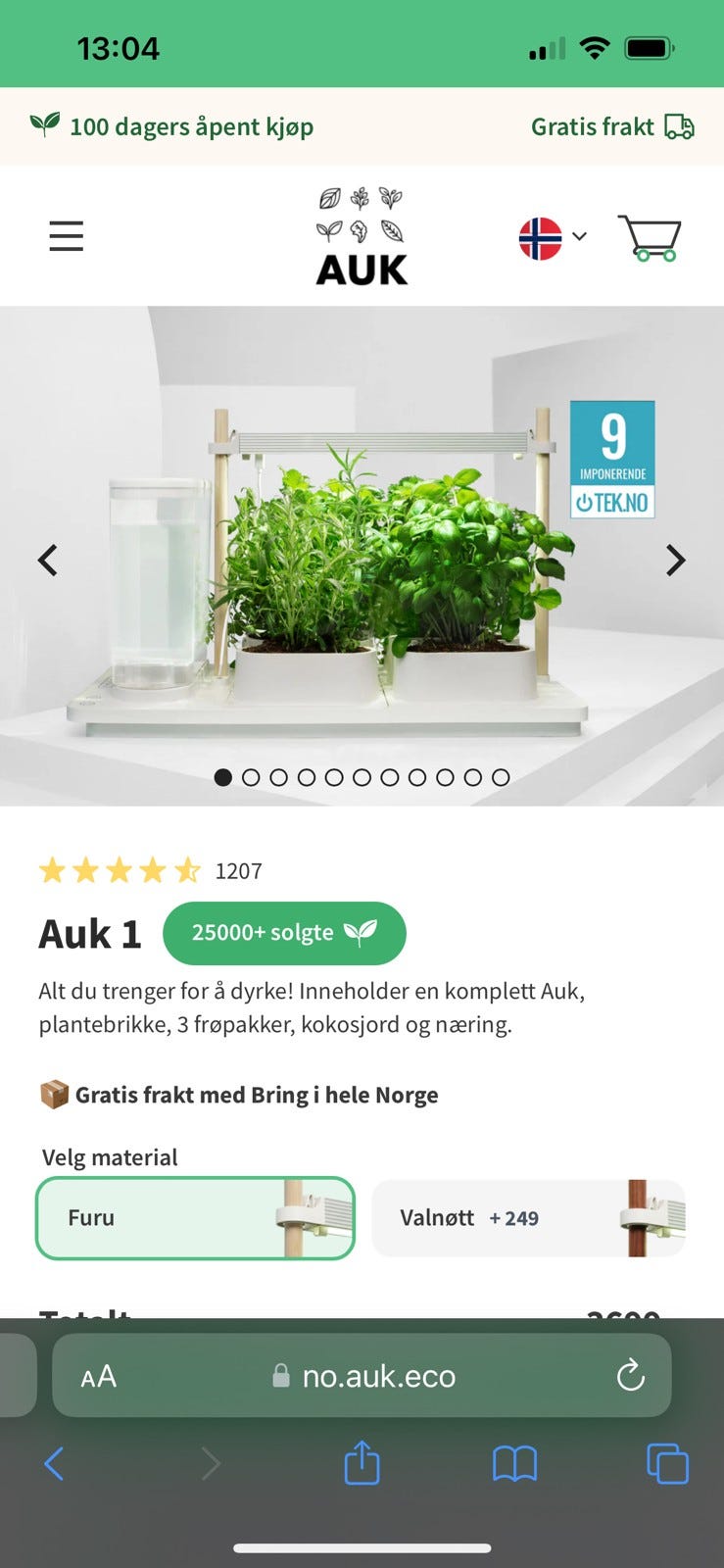 Auk 1 furu til salgs - som ny! | FINN torget