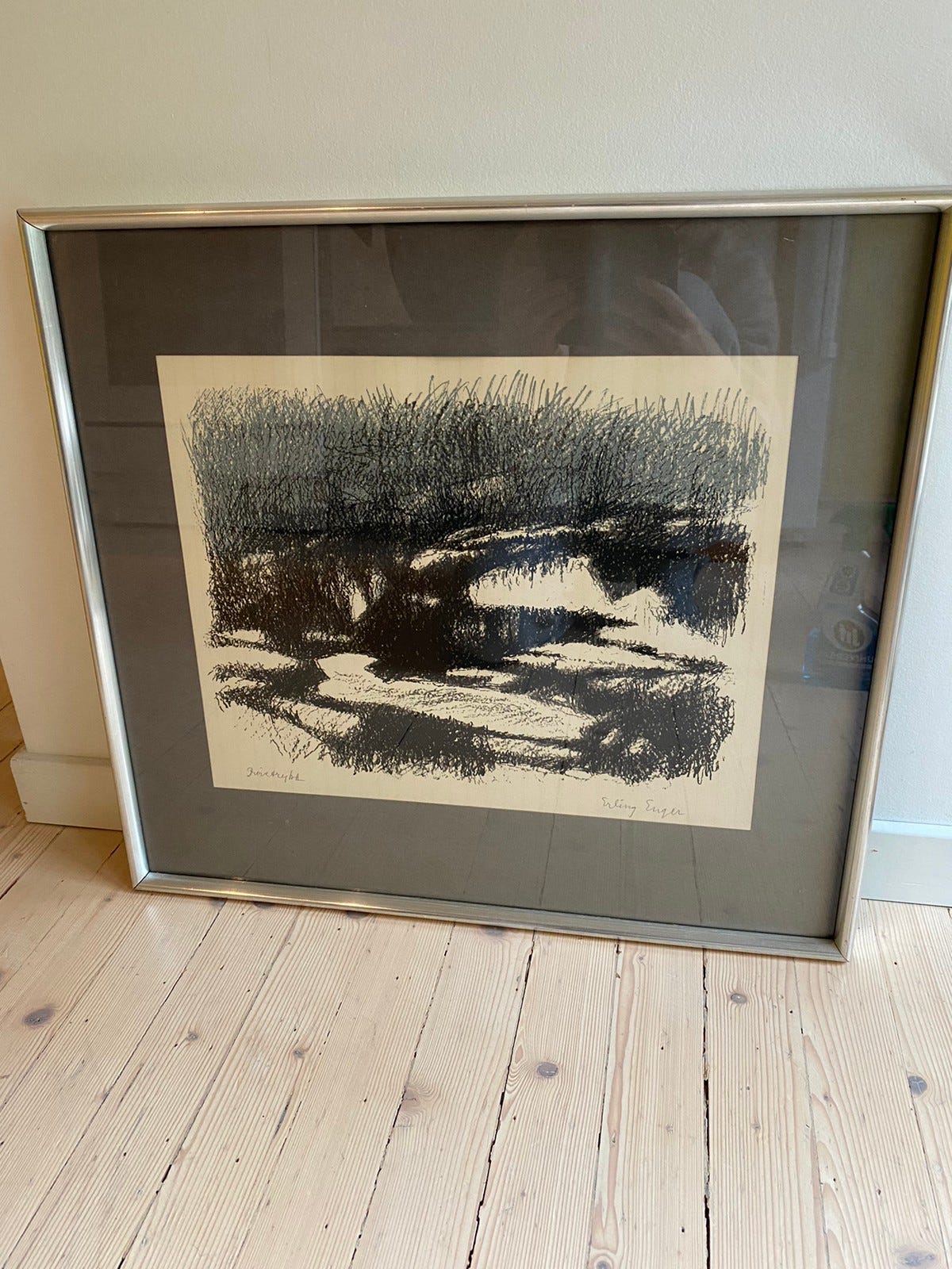 Erling Enger Litografi « Vinterlandskap | FINN-torget