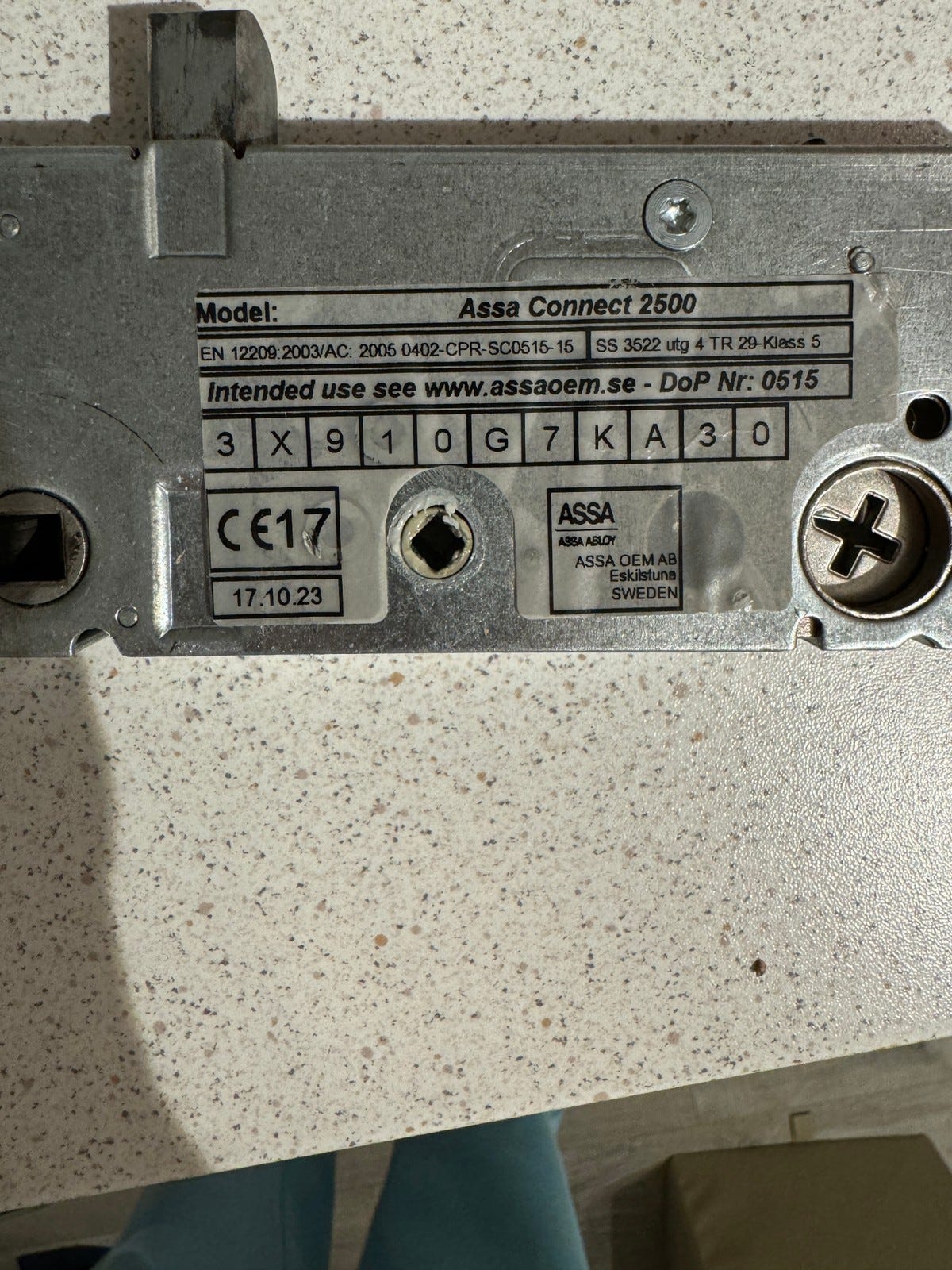 Låsekasse med dørhåndtak Assa Connect 2500 | FINN-torget