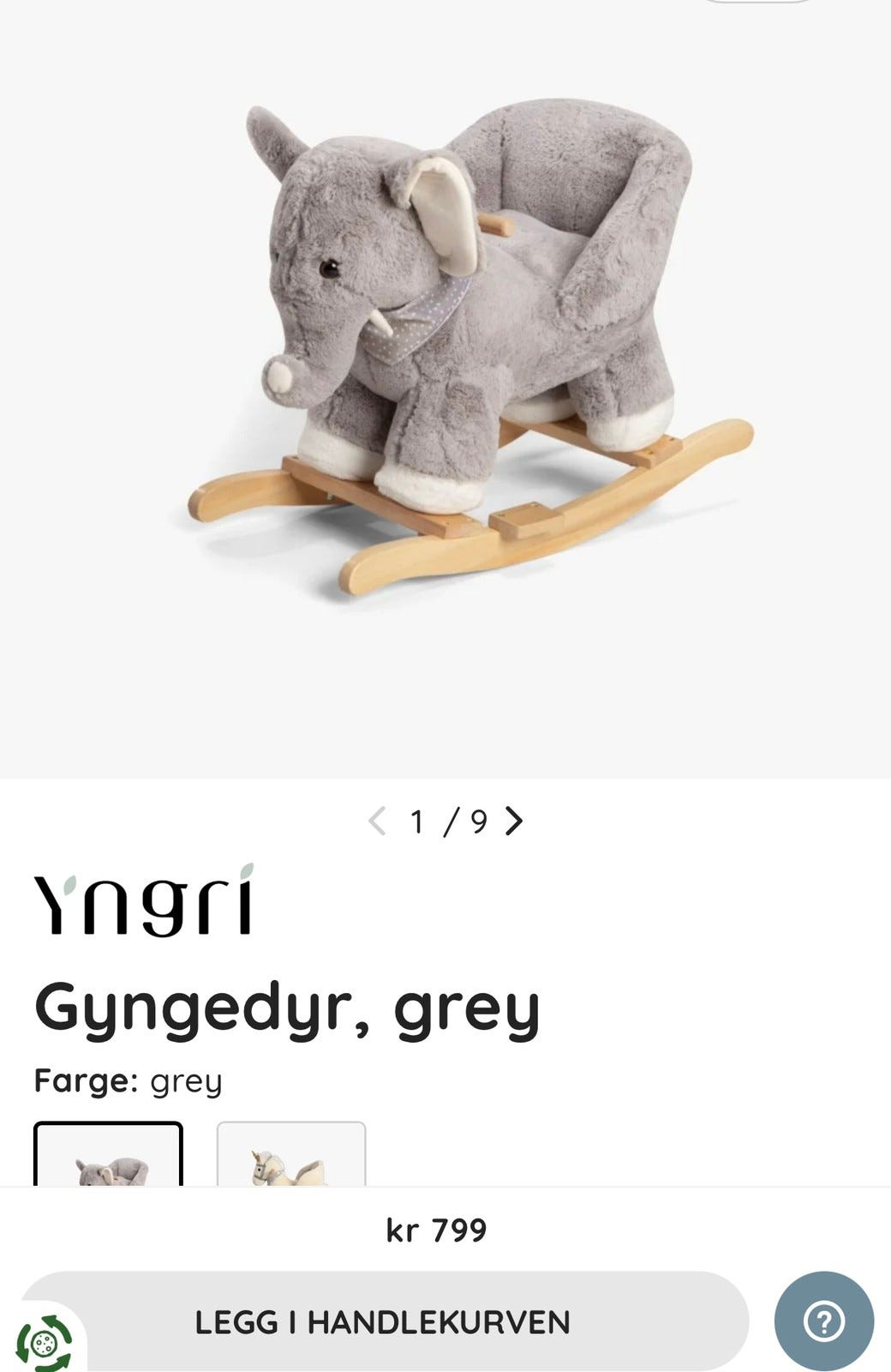 Gynge elefant | FINN torget
