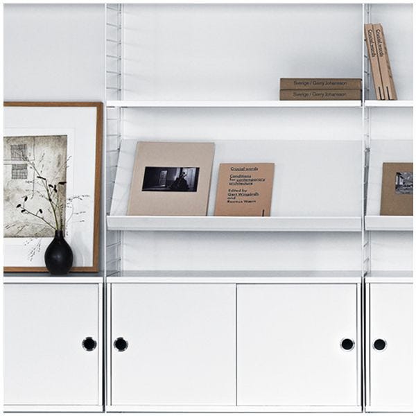 Hvit String magasinhylle selges | FINN torget