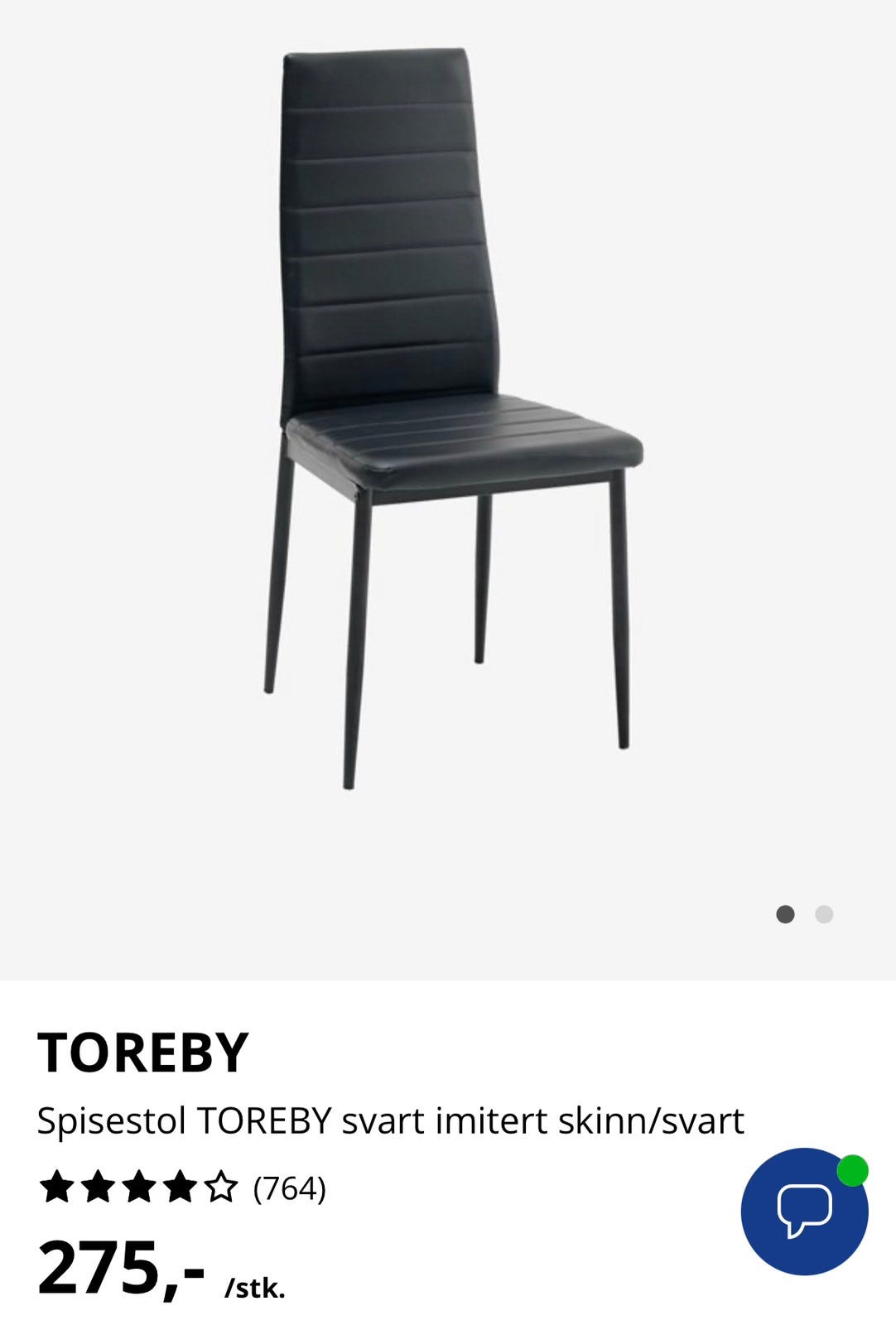 Jysk Toreby stoler 3 stk | FINN torget
