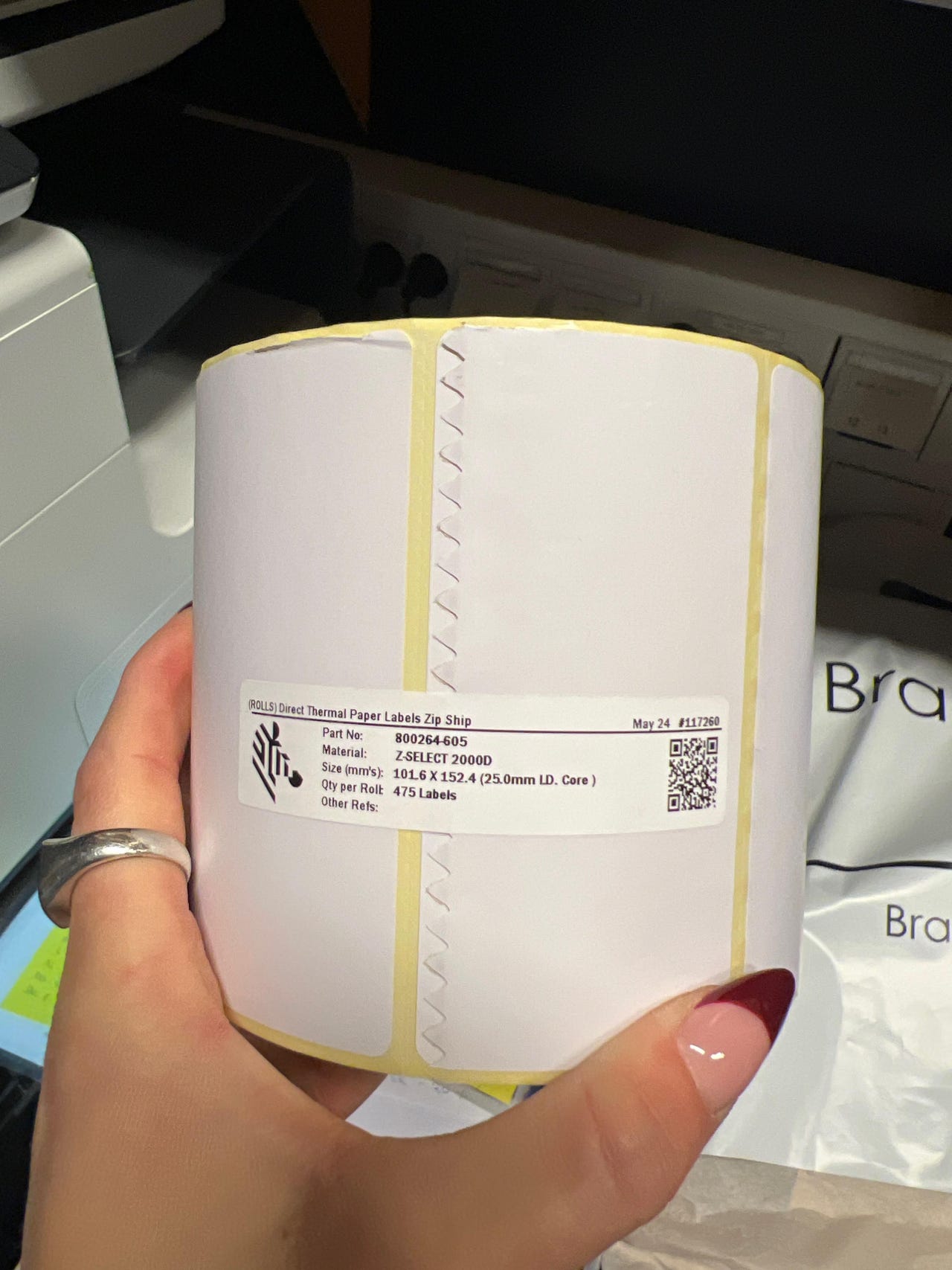 Zebra Labels 101.6 x 152.4 mm. 12 ruller | FINN torget