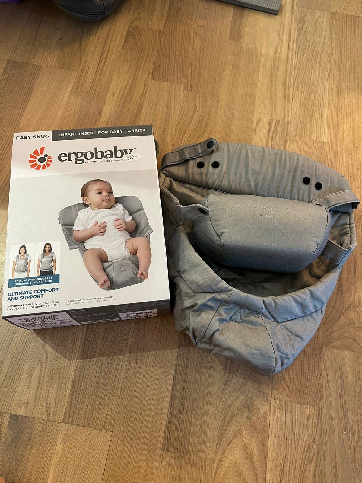 Ergobaby easy snug infant insert for baby carrier | FINN-torget