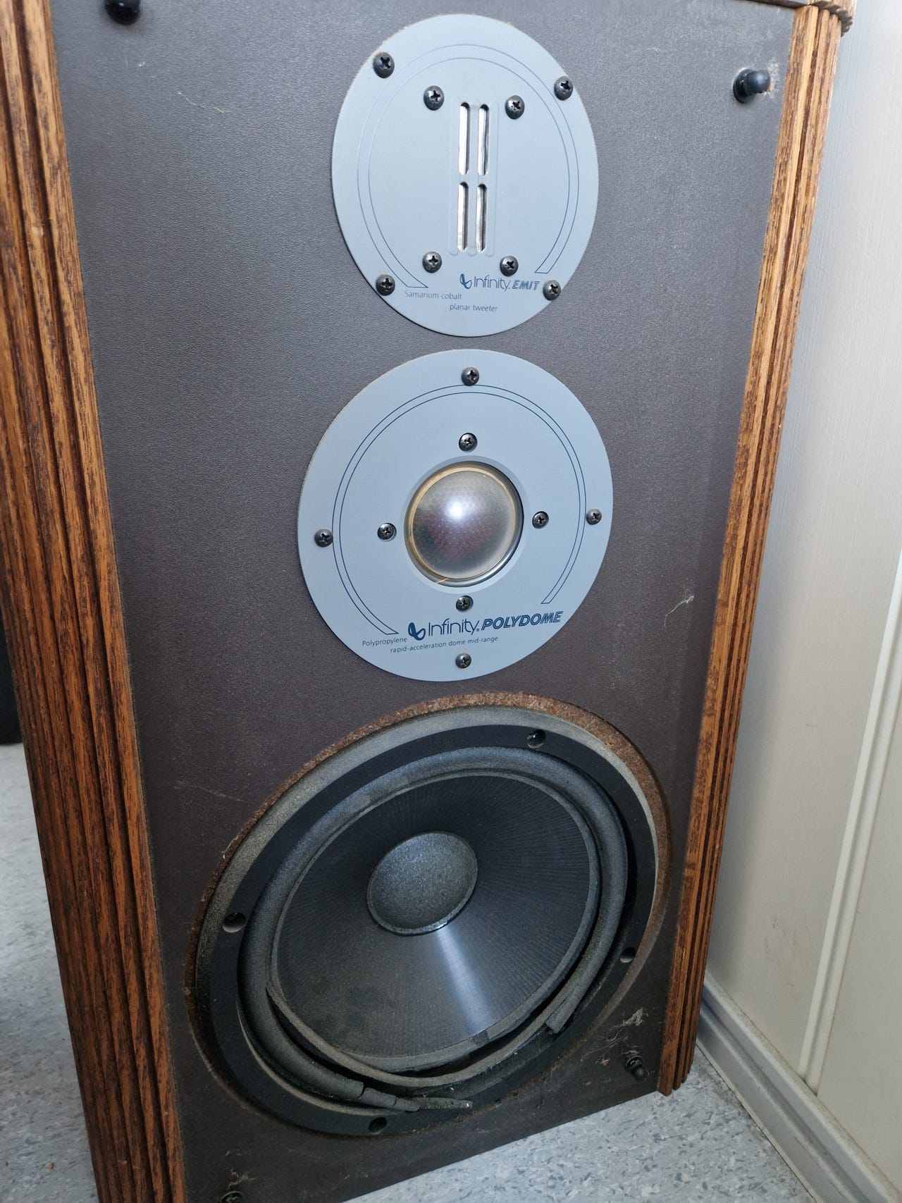 Høyeste bud. Infinity RS5 B reference, 3 platespillere, Phillips og ...