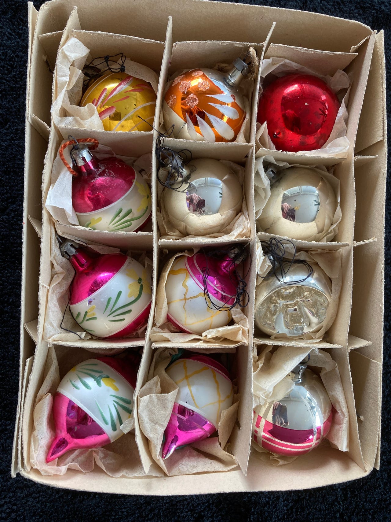 Gammel juletrepynt i glass. | FINN torget