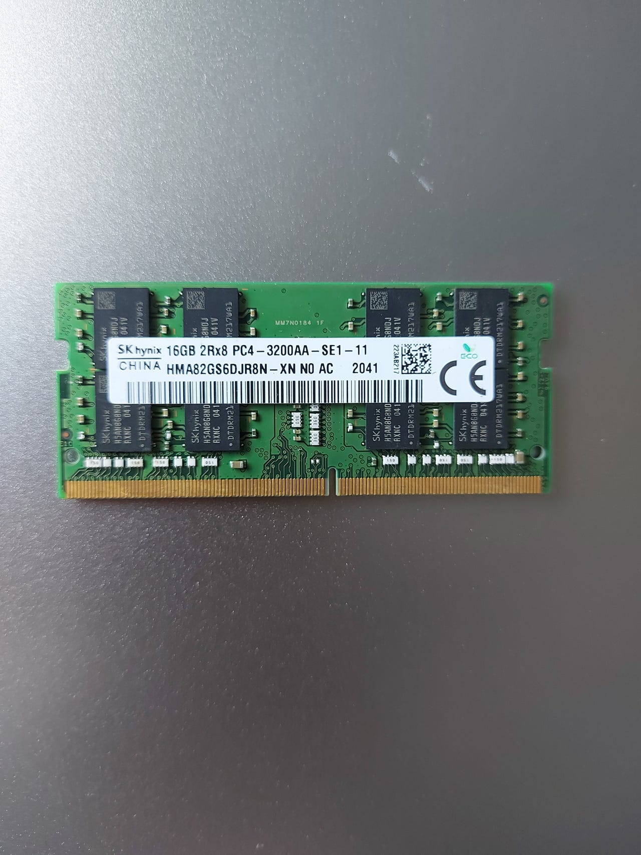 1 x 16 gb SK hynix ddr4 - 3200AAA ram til bærbar pc | FINN-torget