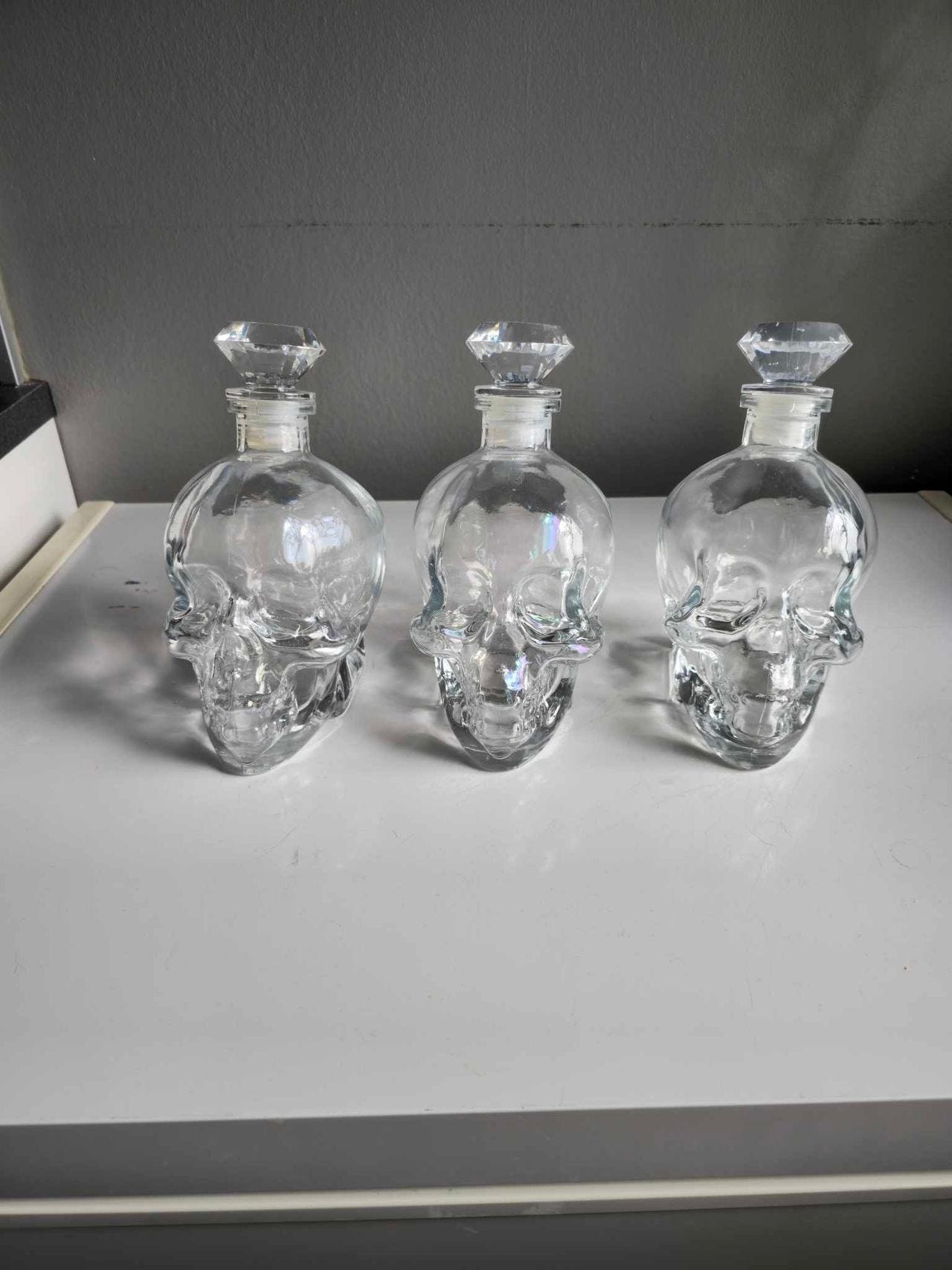 hodeskalle karaffler x3 | FINN torget