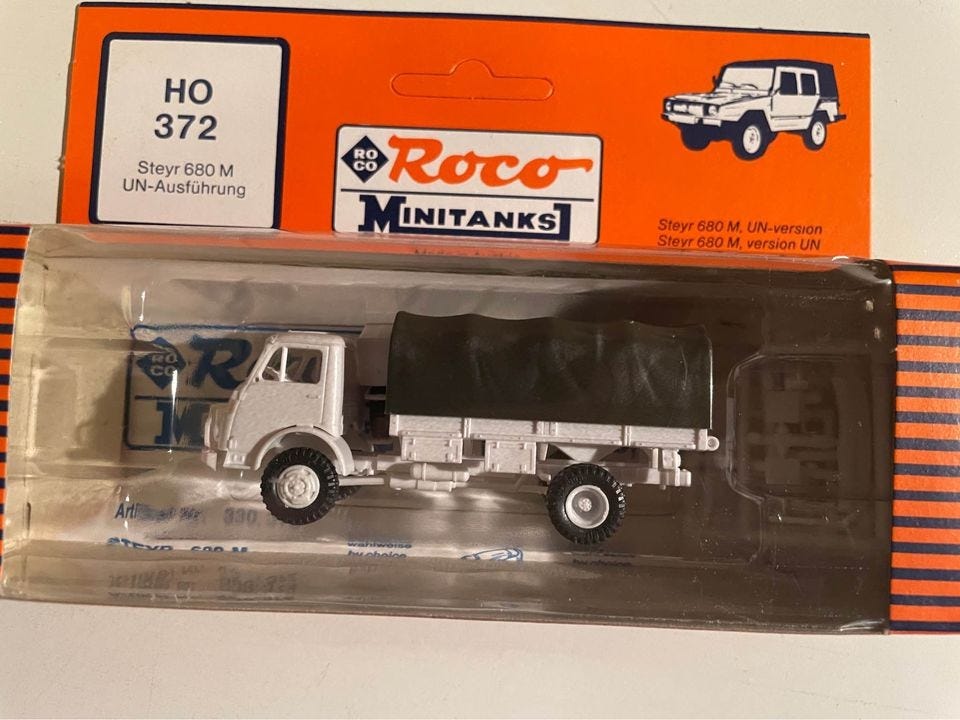 Roco HO minitanks 372 Steyr 680 M | FINN-torget