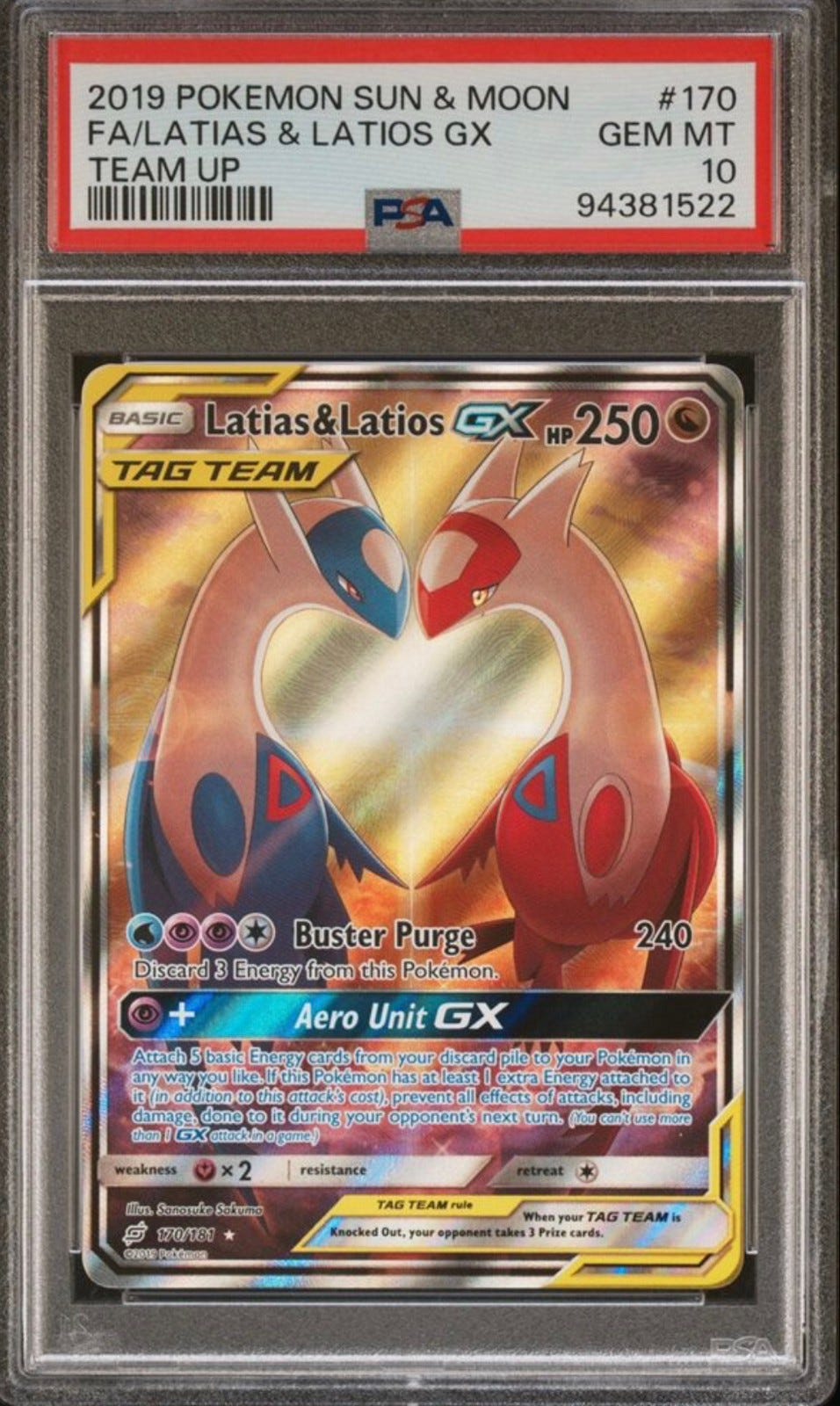 Har du denne ? Latios & Latias gx PSA 10 | FINN-torget