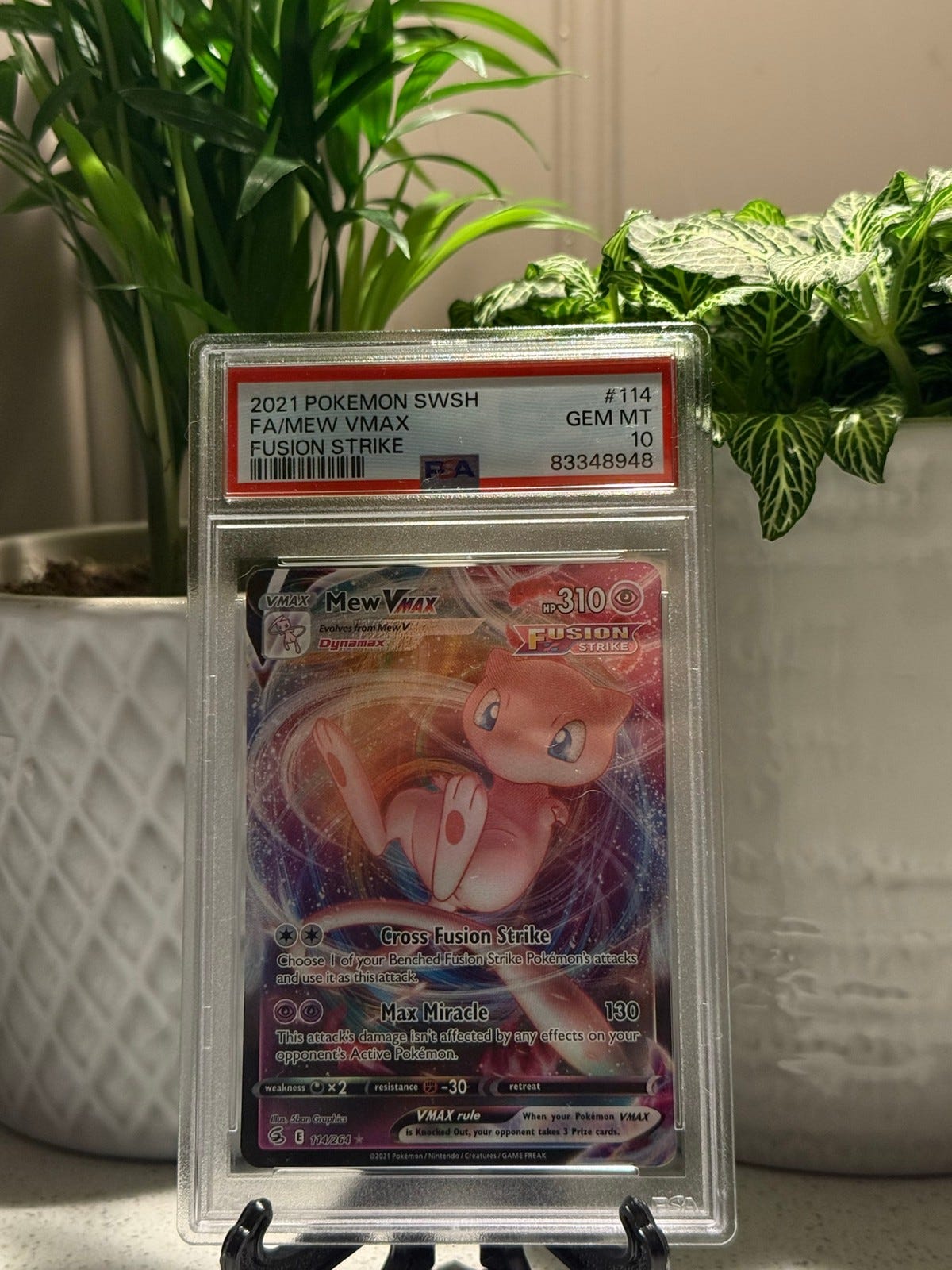 Mew VMAX - PSA 10 - Pokemon kort | FINN-torget