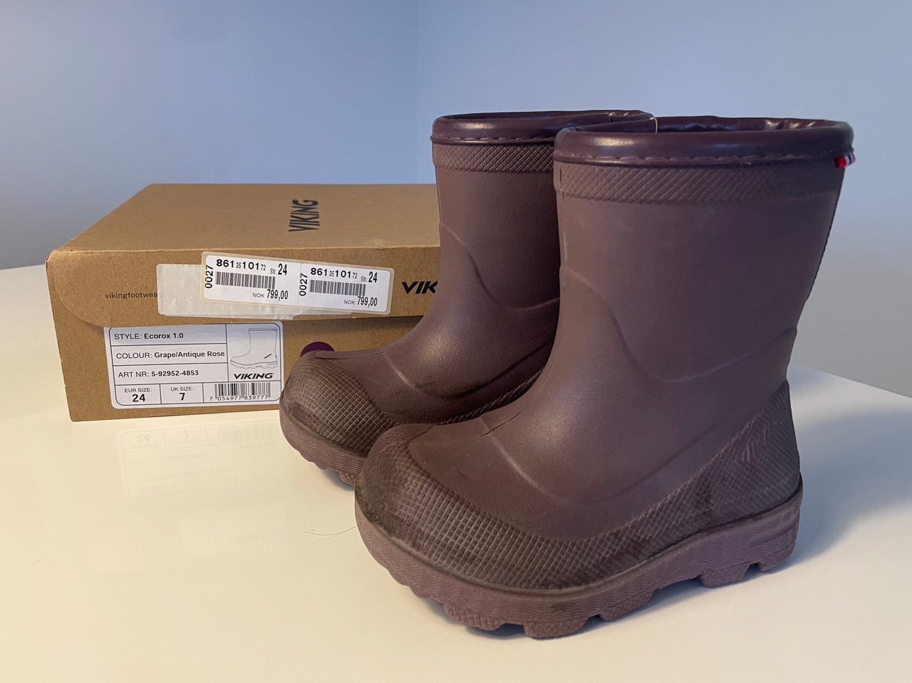 Viking Ecorox forede støvler / cherrox str 24 | FINN torget