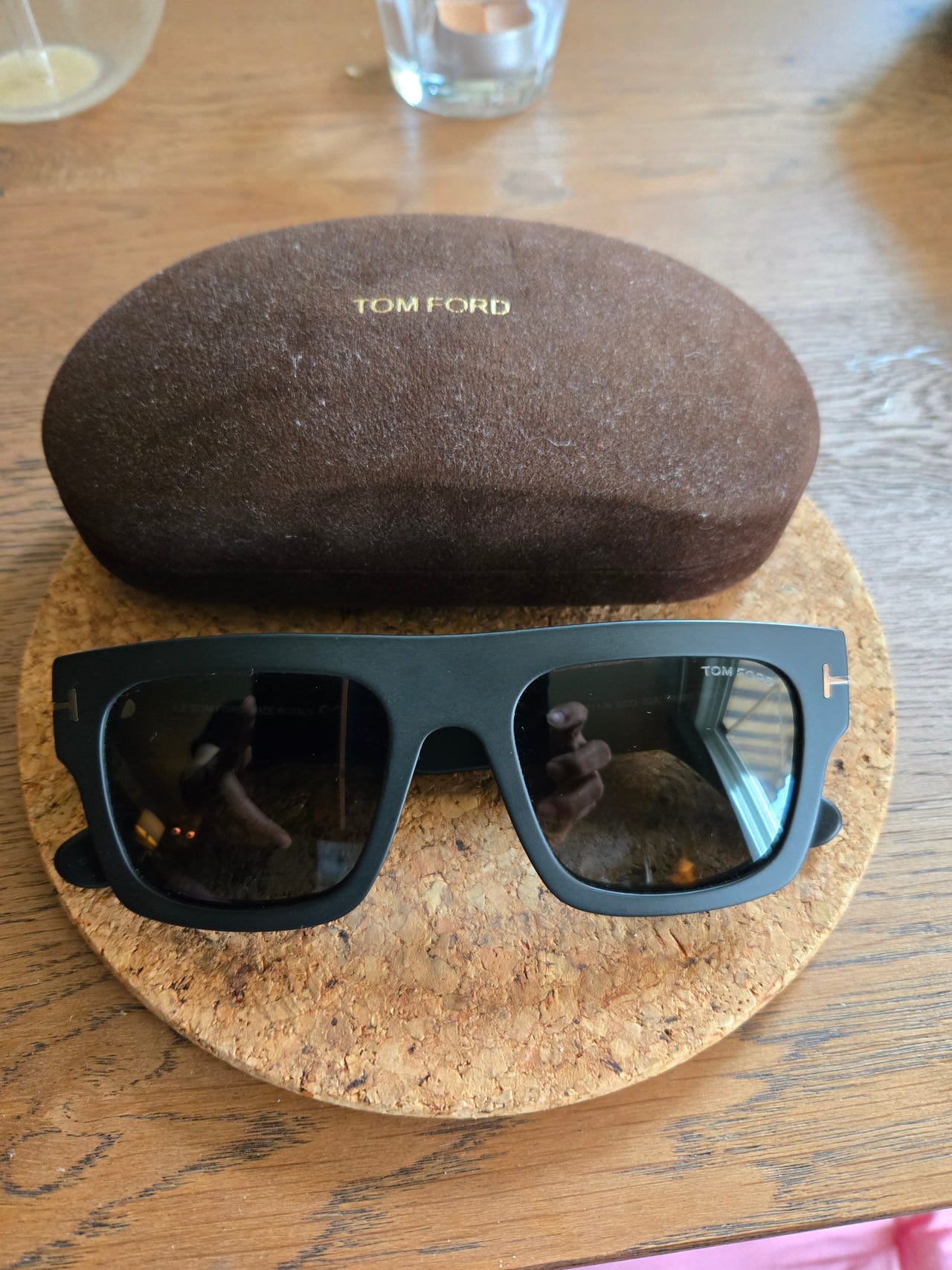 Tom Ford unisex solbriller - matte black - størrelse 53 | FINN torget