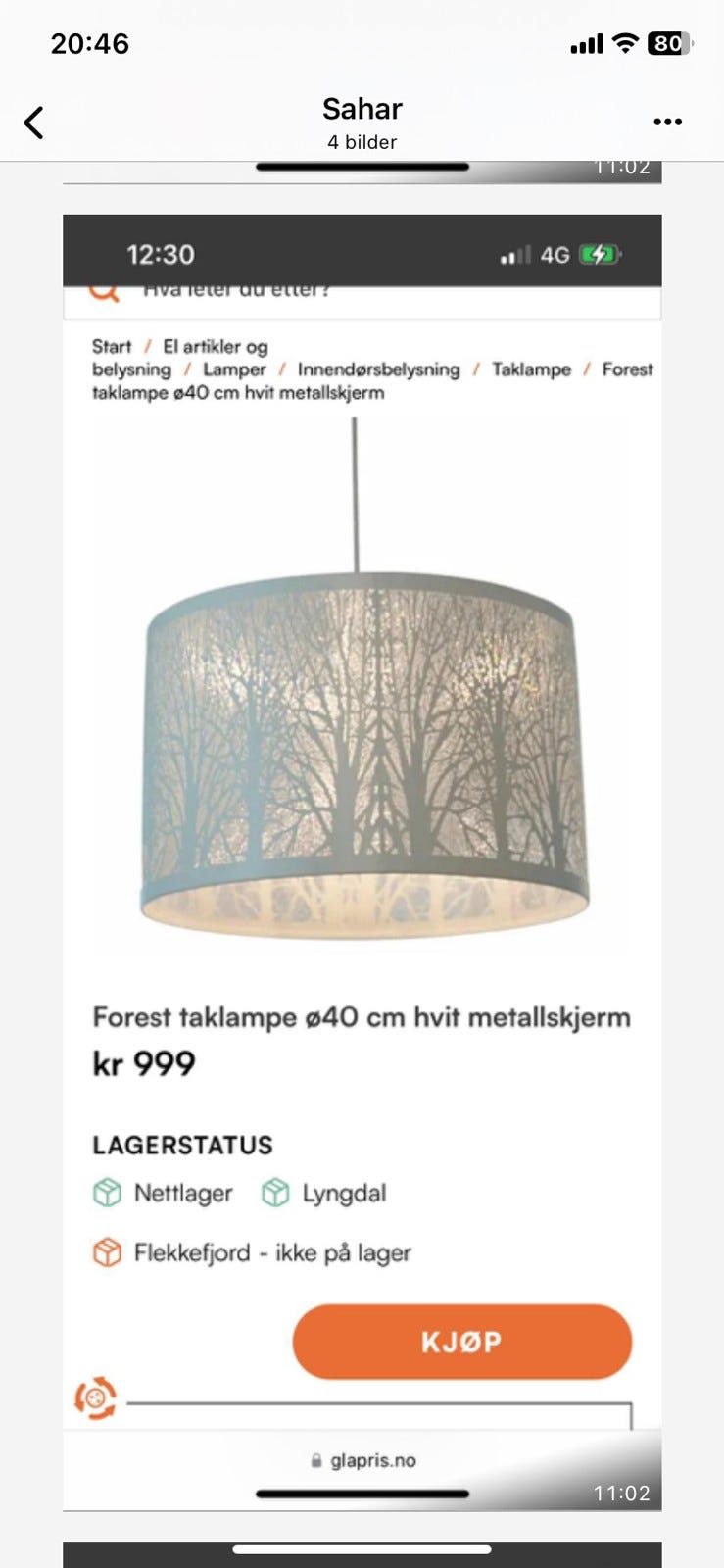 Taklamper og bordlampe | FINN-torget