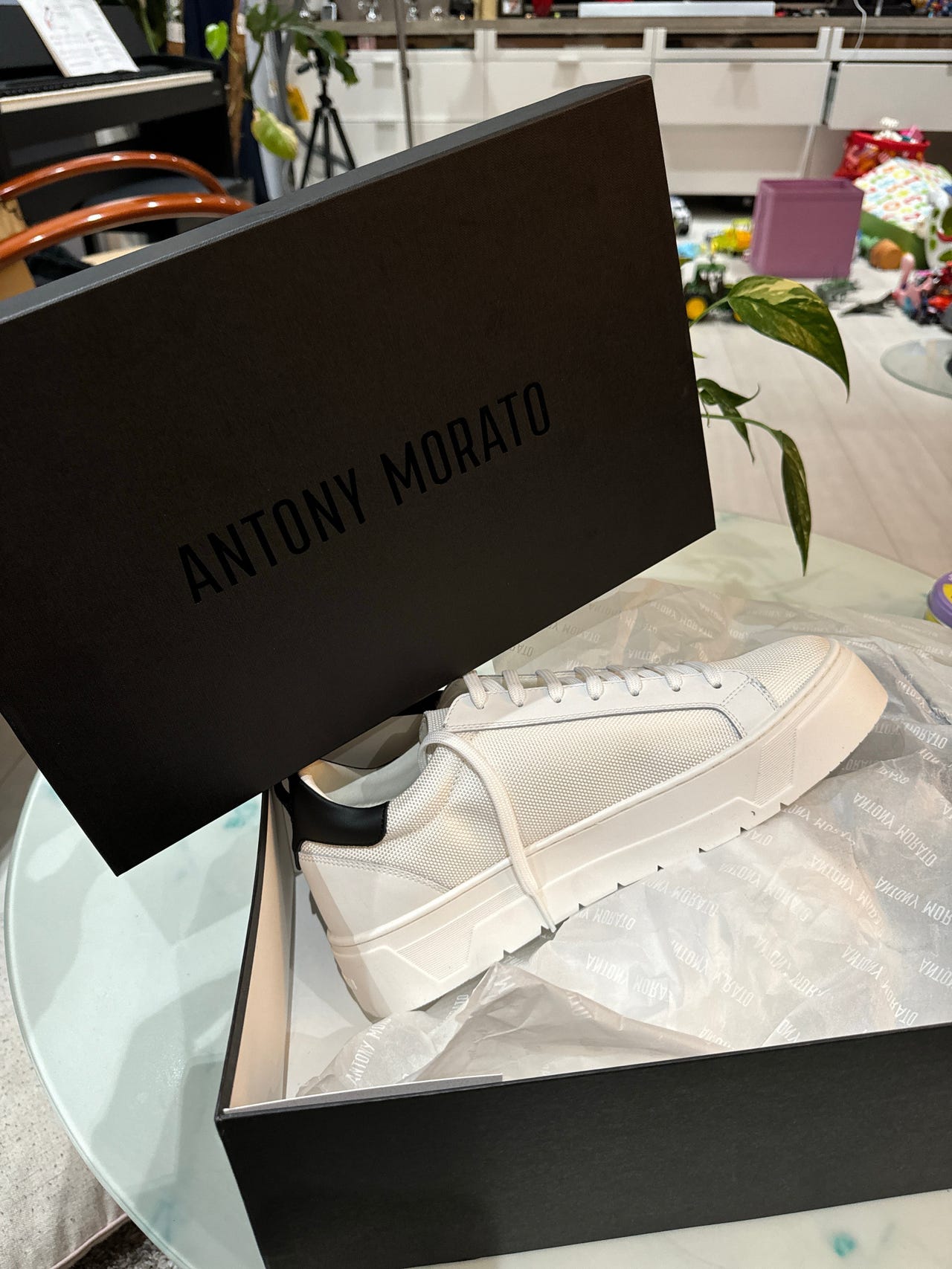 Antony morato made in italy hvite sko. St 44 | FINN-torget