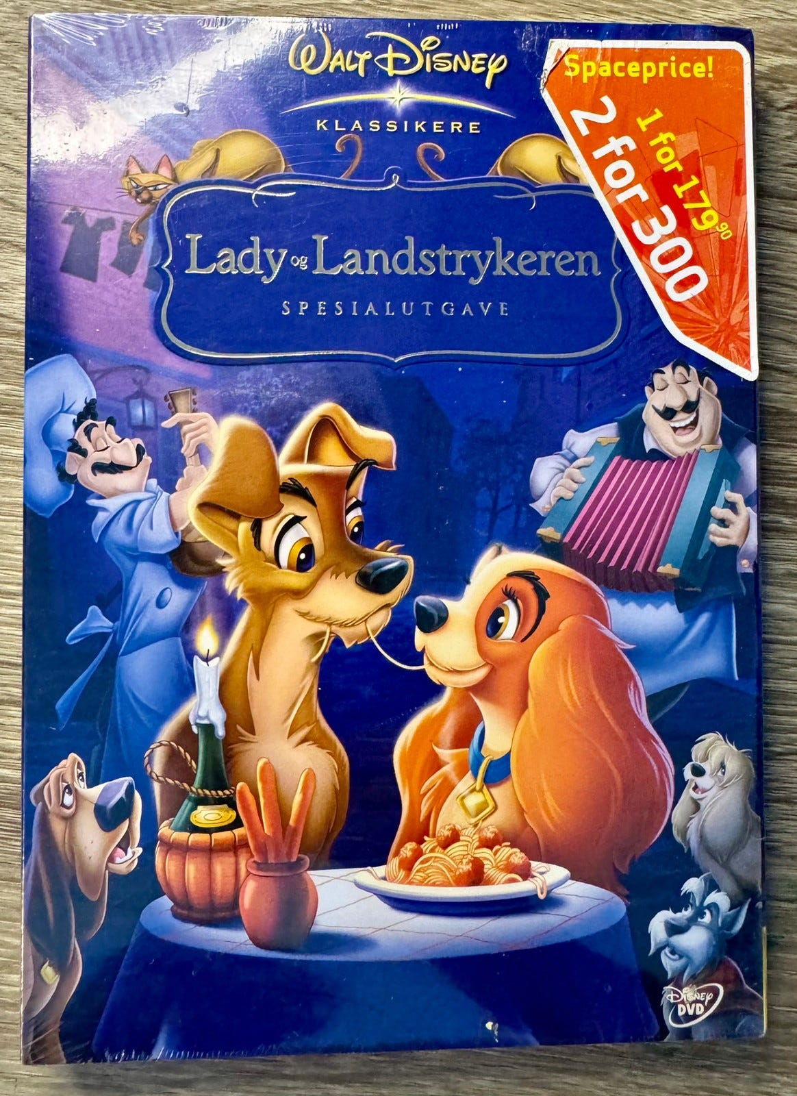 Walt Disney Lady og landstrykeren #15 dvd 🚨FORSEGLET!! | FINN-torget