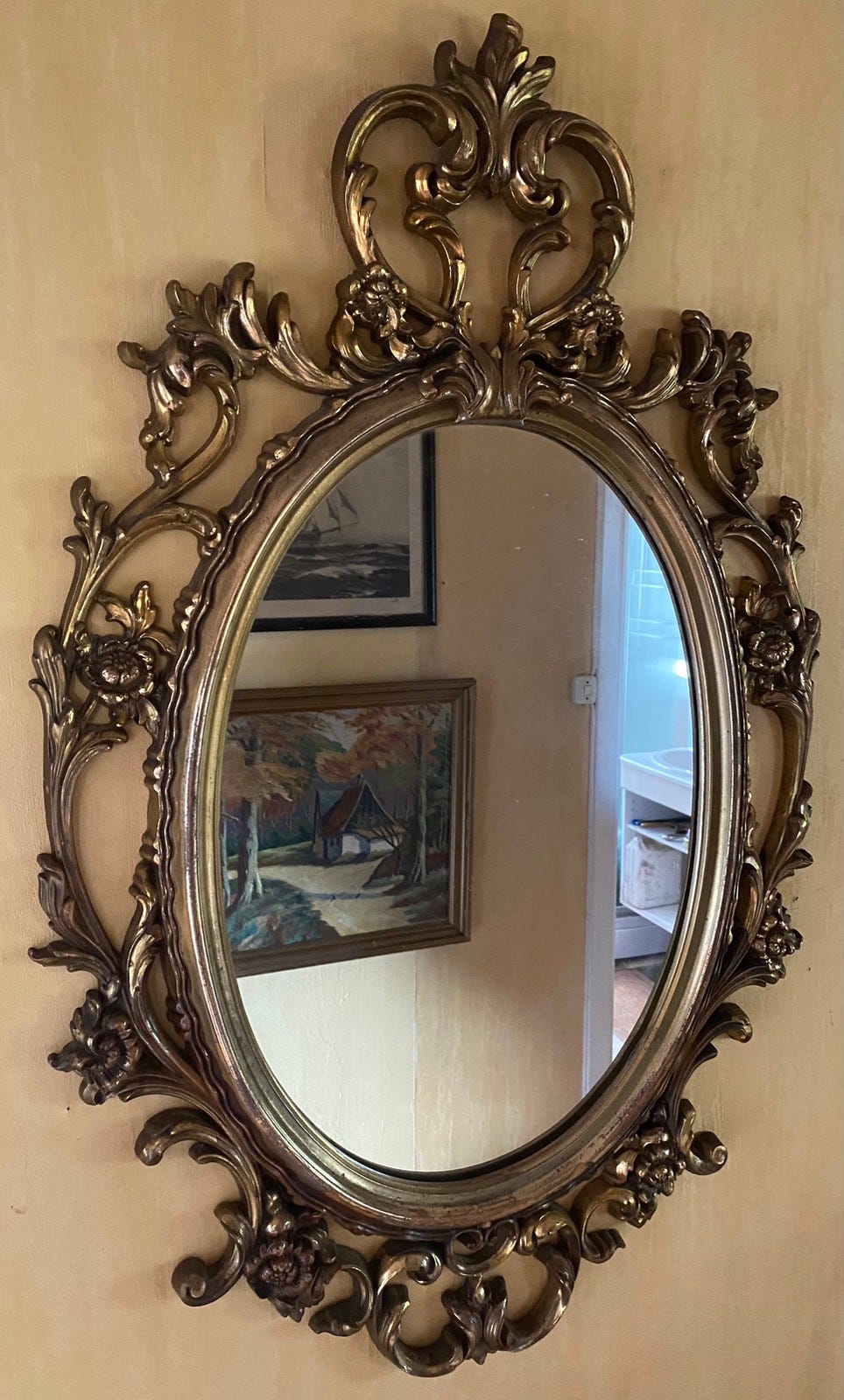 Nedsatt. Eldre stilmessig speil | FINN-torget