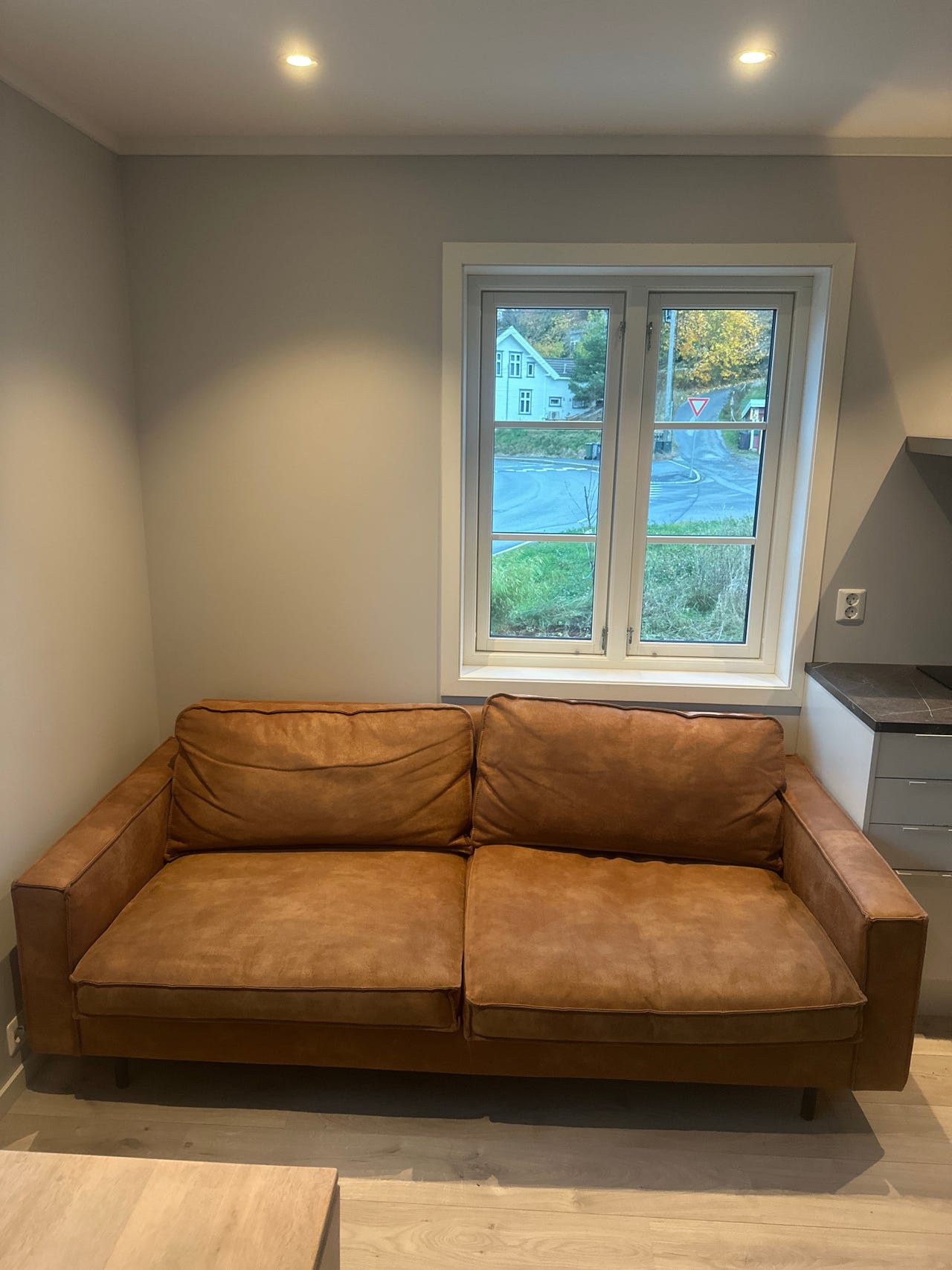 Skinnsofa selges | FINN-torget