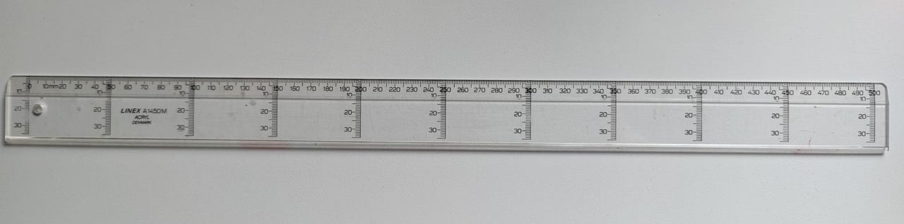 Linjaler 50 cm og 30 cm | FINN torget