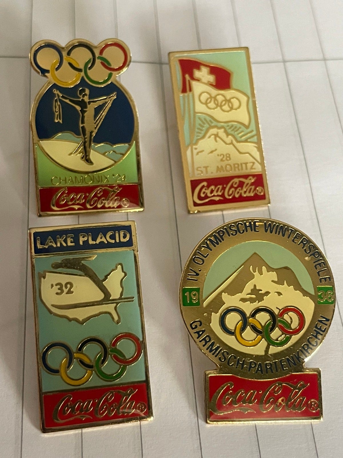 Coca Cola OL Pins ‘24-‘36 | FINN torget
