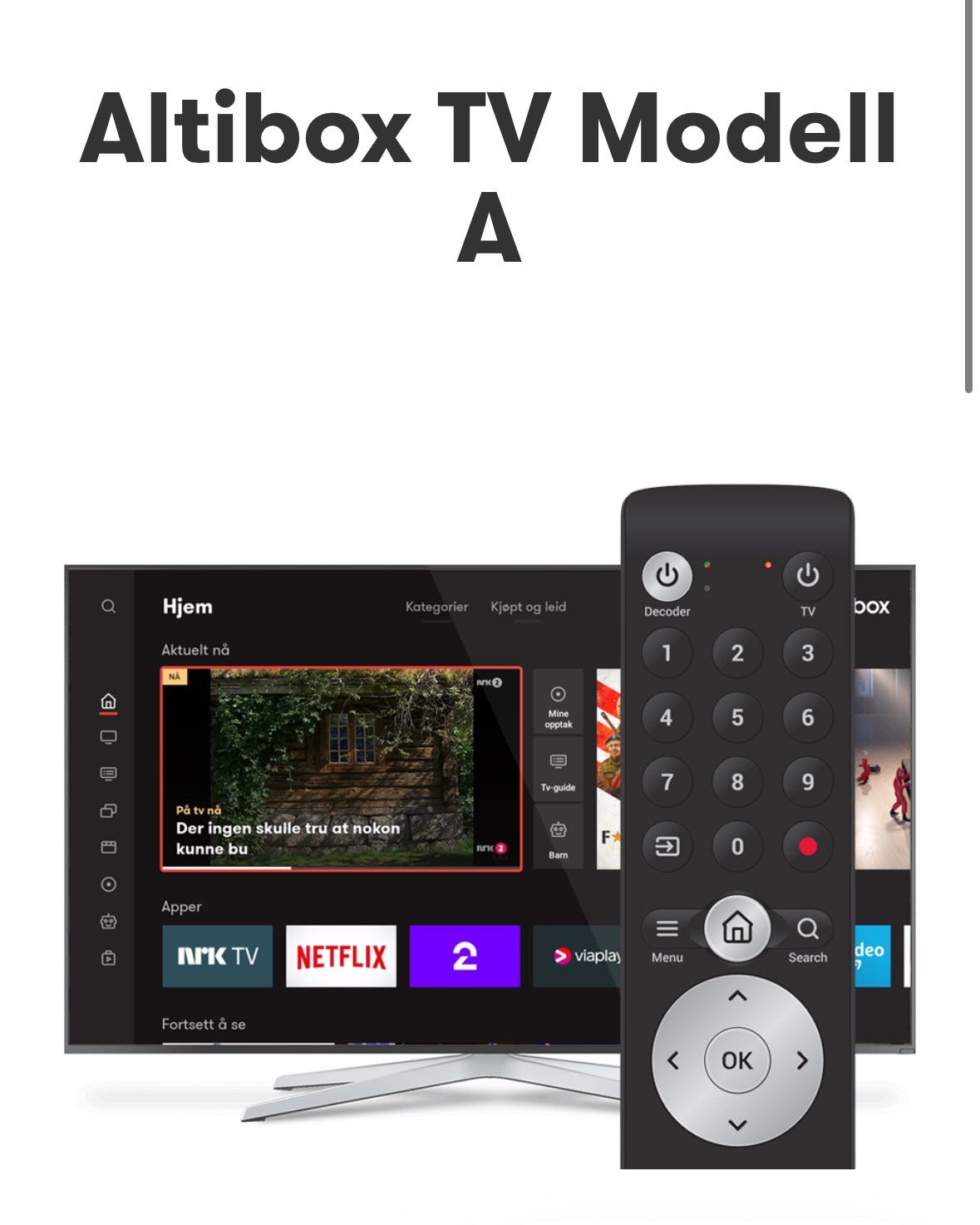 Altibox Modell A-dekoder | FINN-torget