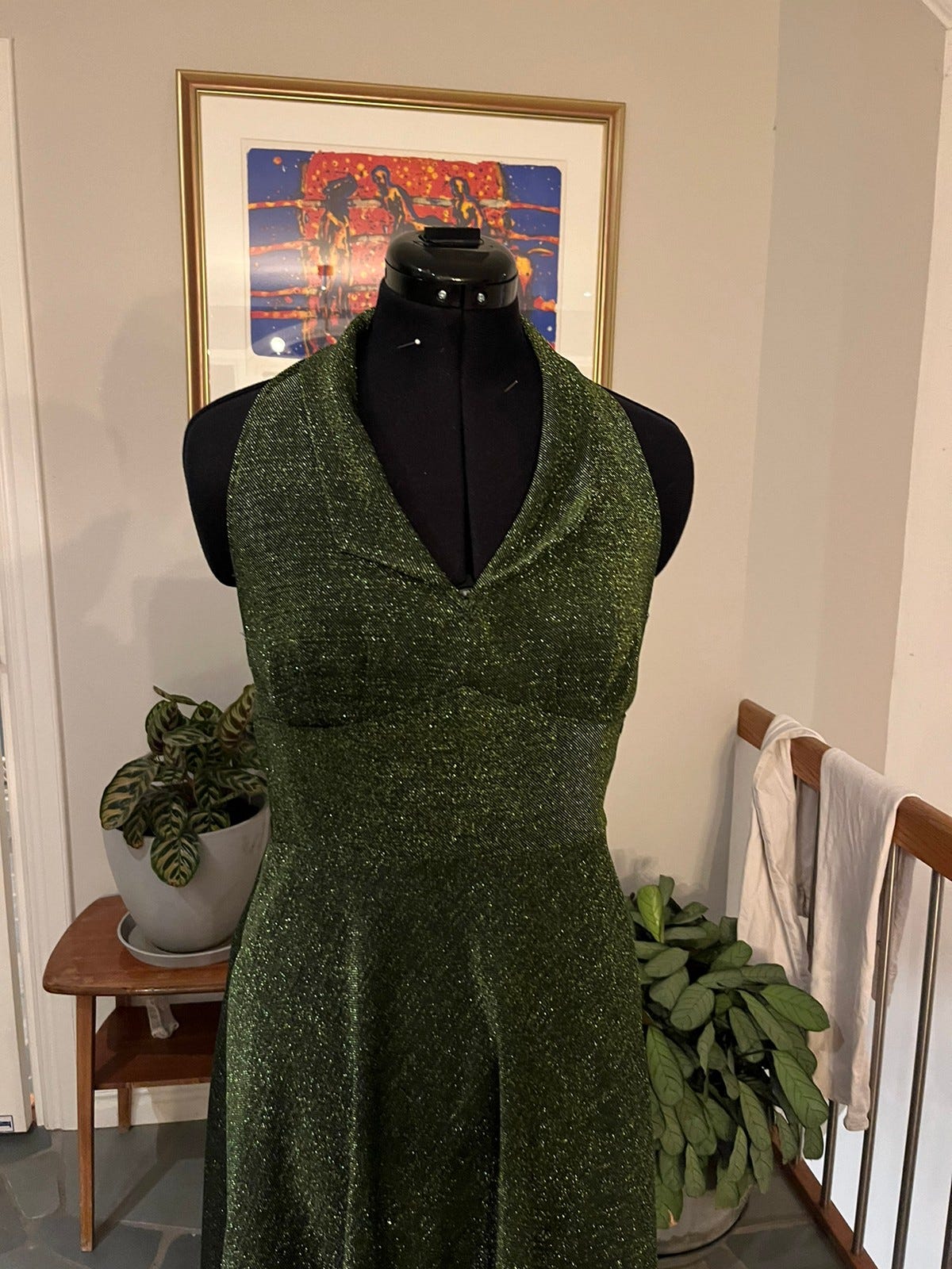 60 talls halterneck kjole til julebord | FINN-torget