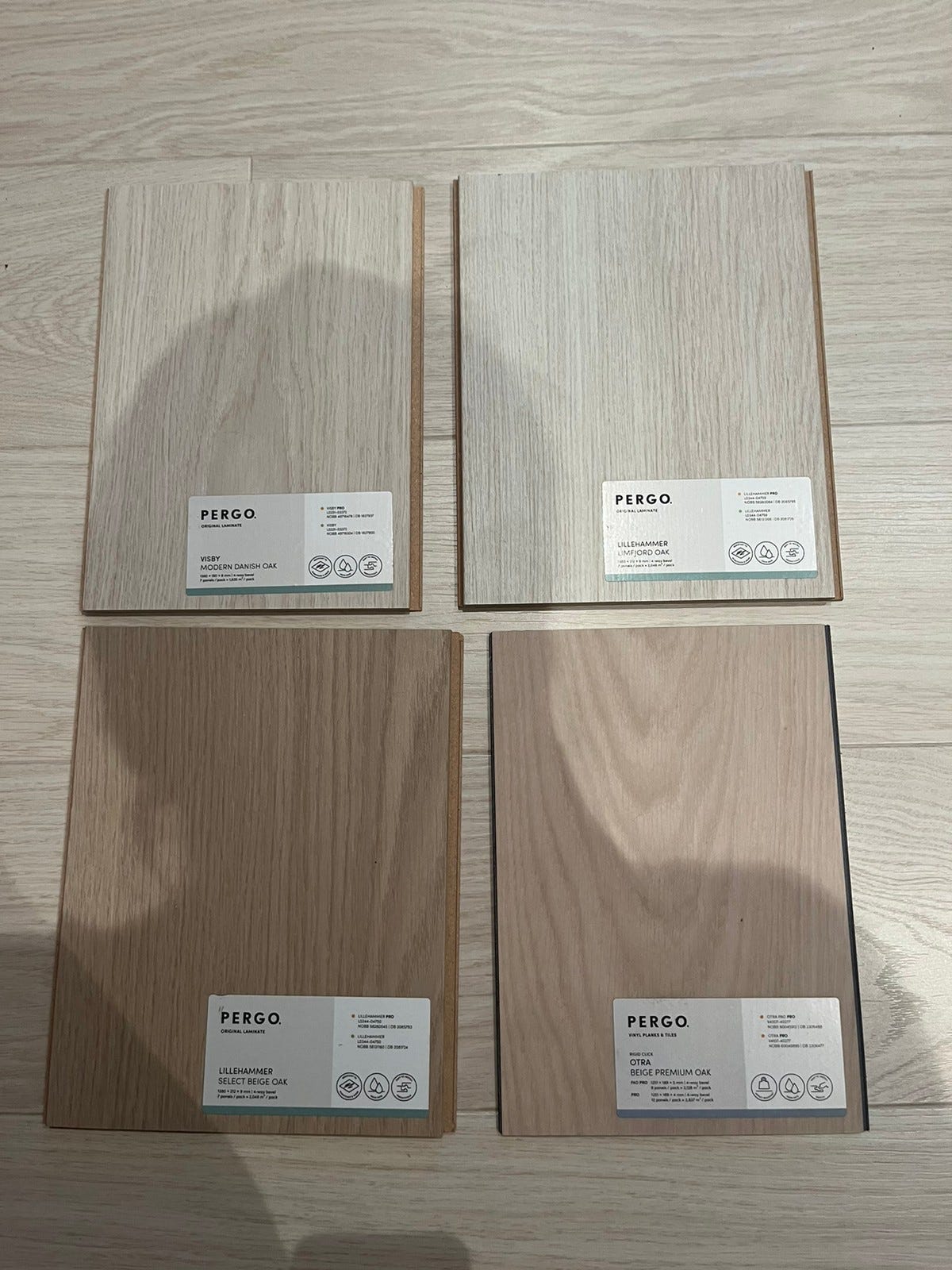 Prøver fra Pergo gis bort | FINN torget