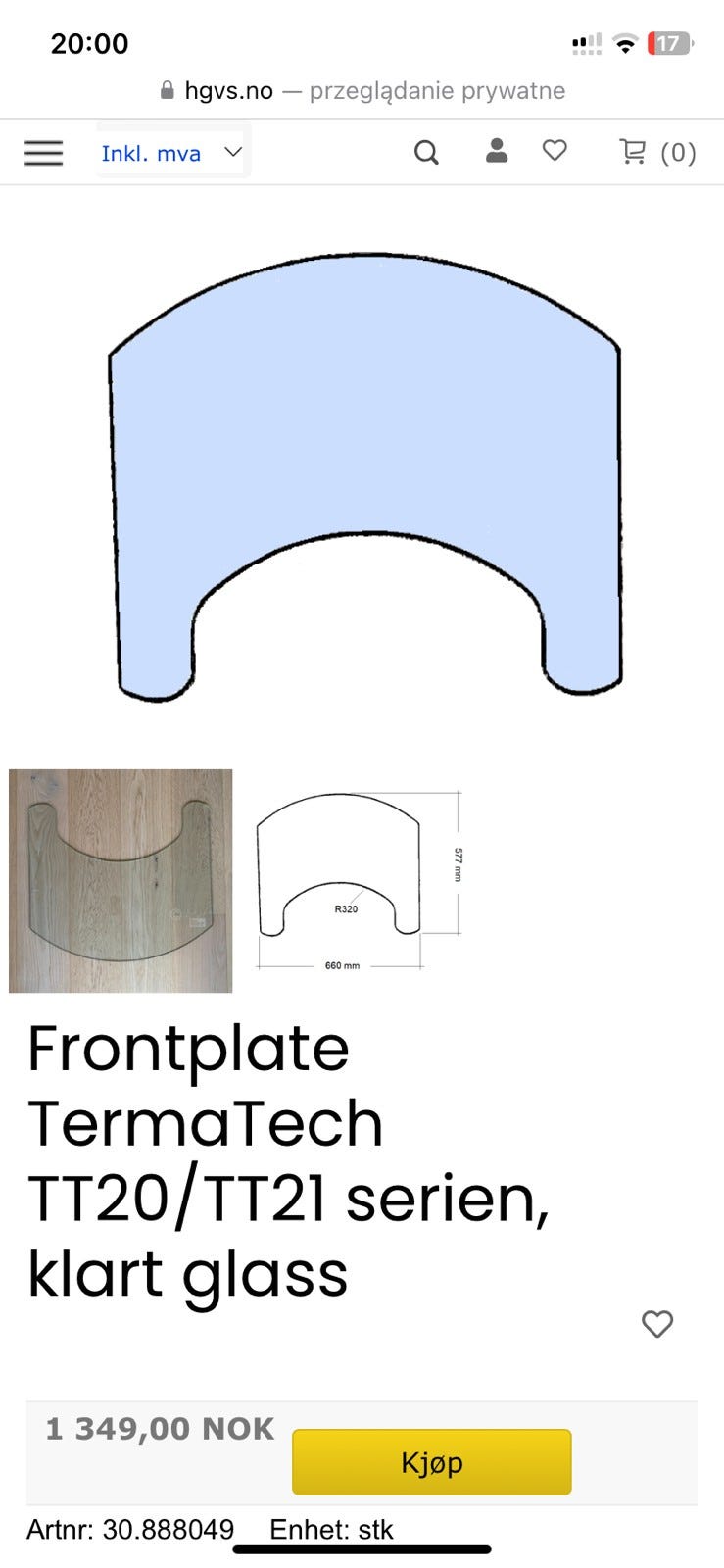 TermaTech TT20 - klart glass | FINN torget
