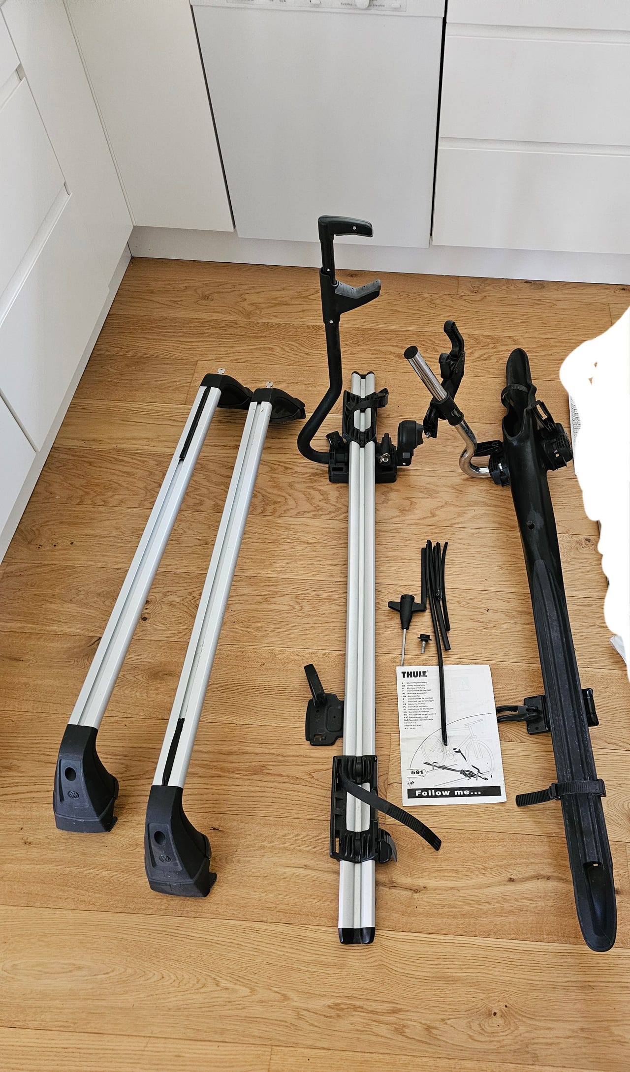 WV original takstativ og 2 sykkel stativ til Golf 2015-2021 | FINN-torget