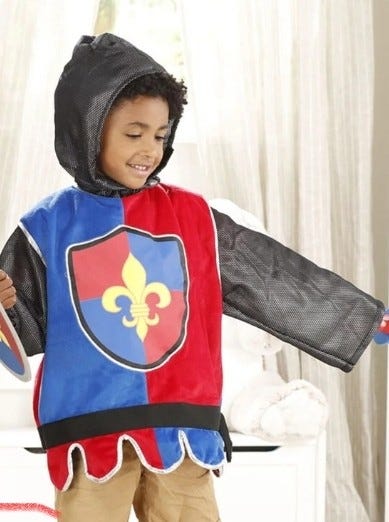 Ridder drakt utkledning 3- 6 år | FINN-torget