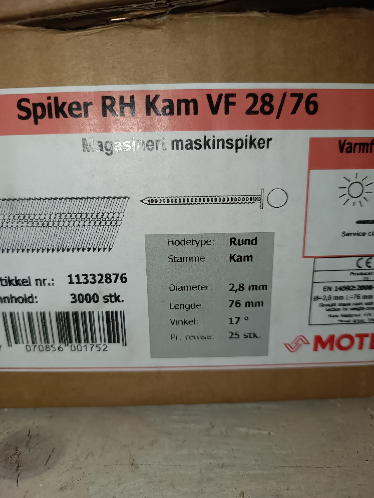 Div. festemateriell. Spiker, Skruer, Dykkert, Kramper etc. | FINN-torget