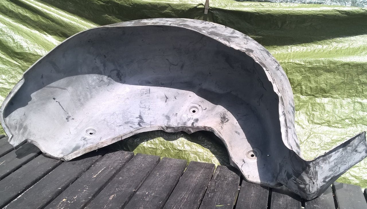 Mercedes S klasse w140 Plastikk innerskjerm Venstre Bak A 140 698 37 30 ...