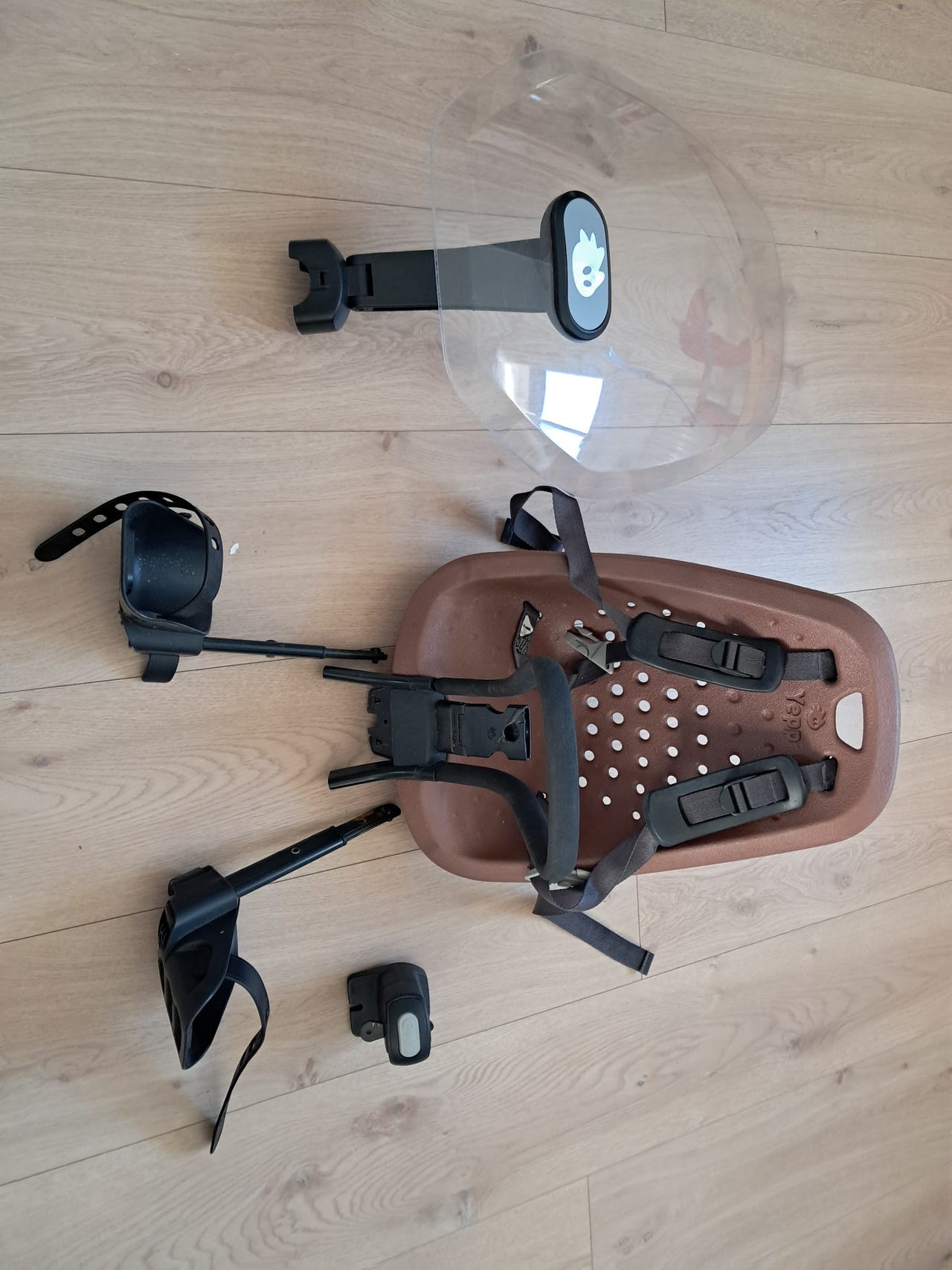 Yepp mini brown frontmontert sykkelsete | FINN torget