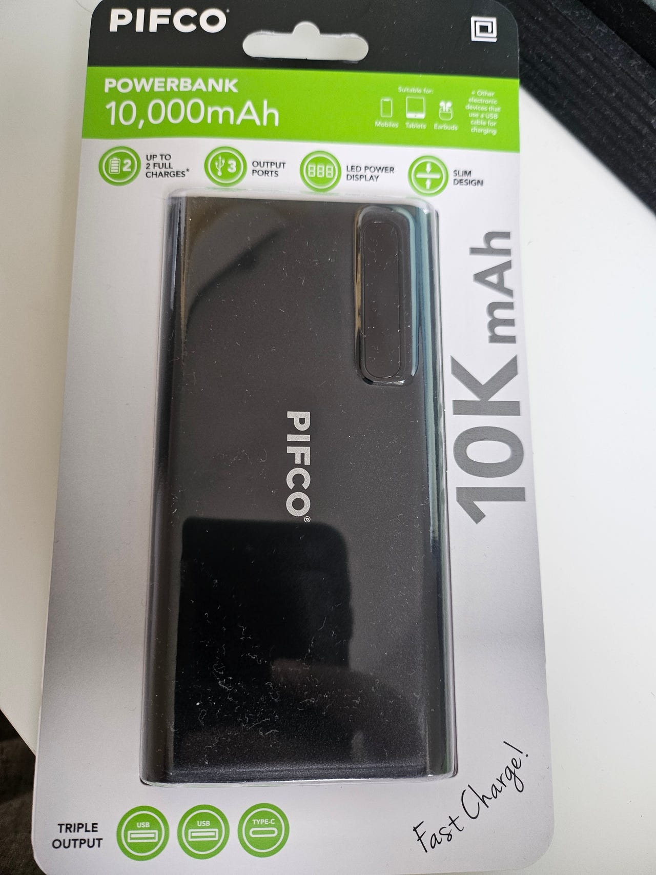 PIFCO POWERBANK 10000mAh | FINN torget