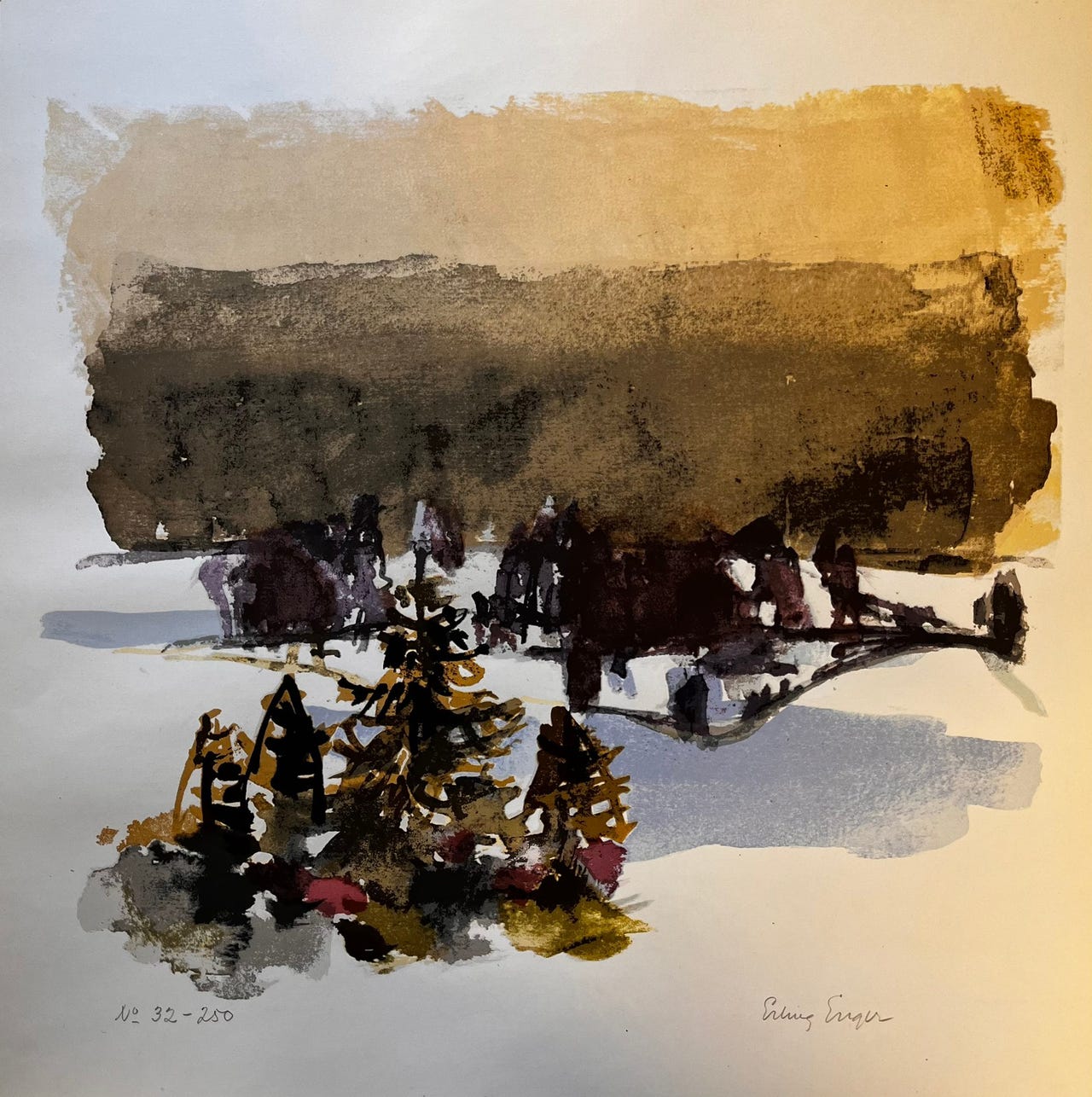 Erling Enger litografi | FINN-torget