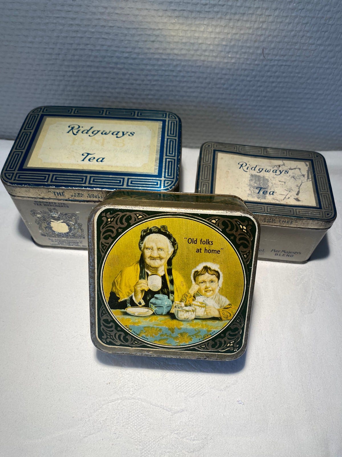 3 stk. eldre te-bokser. Samlet for 80,- | FINN torget