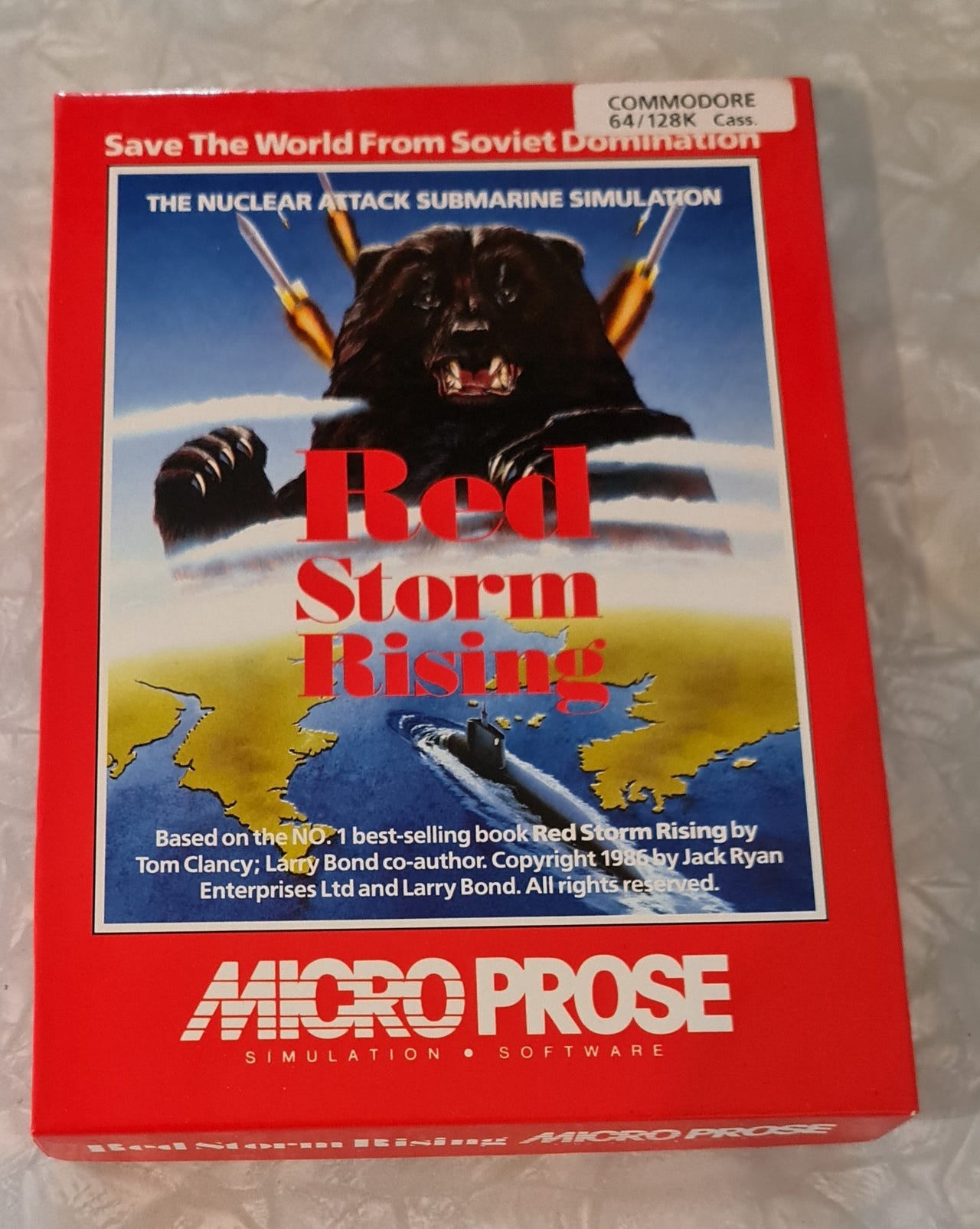 Red Storm Rising – klassisk ubåtsimulator fra Microprose for Commodore ...