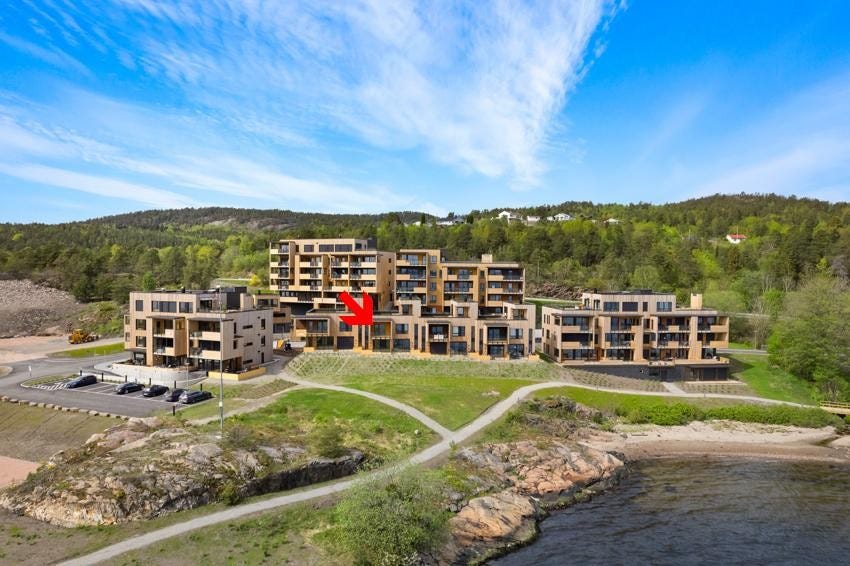 Tofte - Hurum Brygge - Nytt flott rekkehus beliggende i vannkanten ...