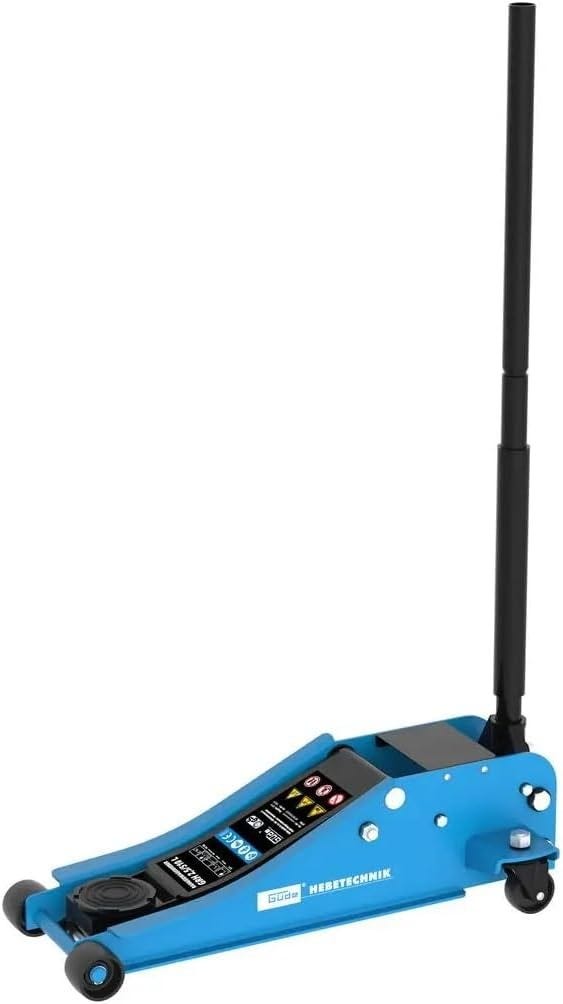 SALG! PROFF JEKK LAVPROFIL M/DOBBEL LØFTESYLINDER - 2500KG - TYSK ...