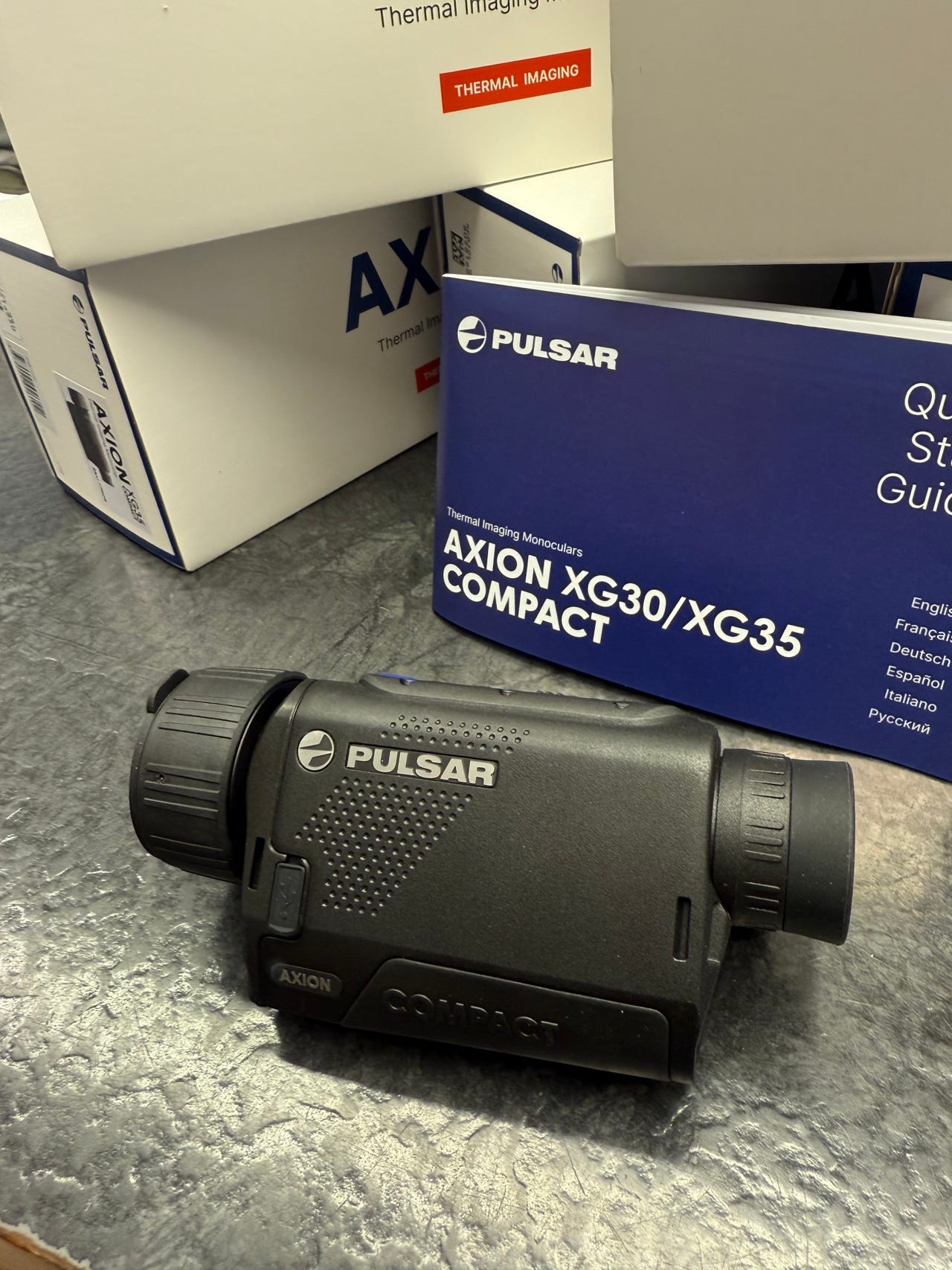 PARTIKJØP PULSAR AXION XG30 COMPACT SPOTTER MED RÅ SENSOR 640X480 1300 ...