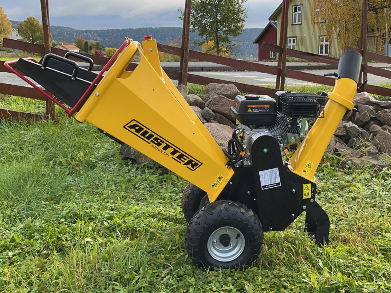 SE PRIS! POWER FLISKUTTER 7HK - 10CM GRENTYKKELSE - STORE HJUL ...