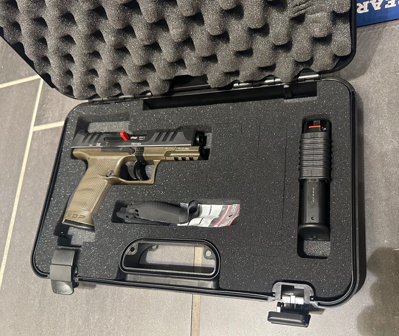 Walther PDP Compact OR 4" OD Green 9mm | FINN-torget