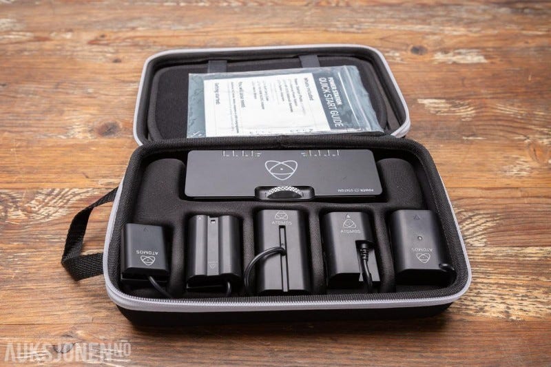ATOMOS POWER STATION - DUMMY ADAPTOR / NP-F HOTSWAP KIT, avsluttes 04. ...