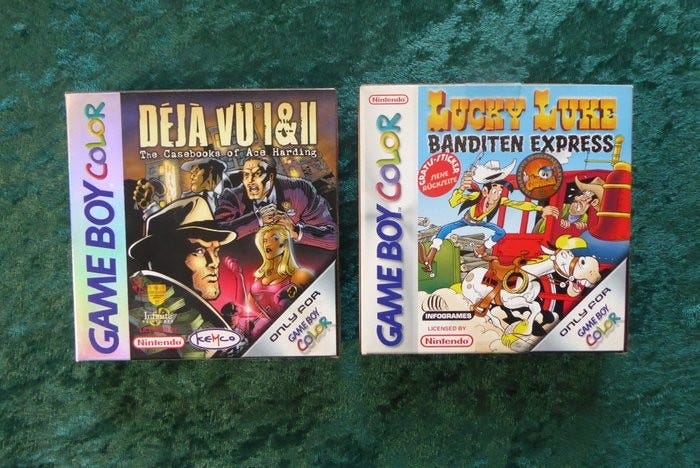 Nintendo - Gameboy Color - Deja Vu I&II (German and French screen texts ...