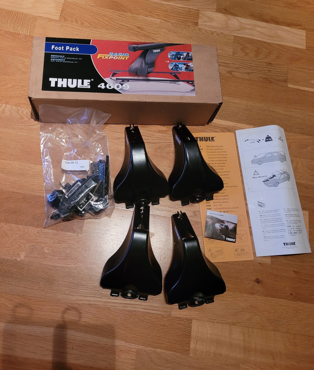 Thule 4609. Rapid fixpoint. Renault, Peugeot. | FINN-torget