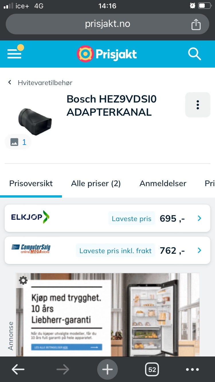 Bosch Adapterkanal rund/flat | FINN torget